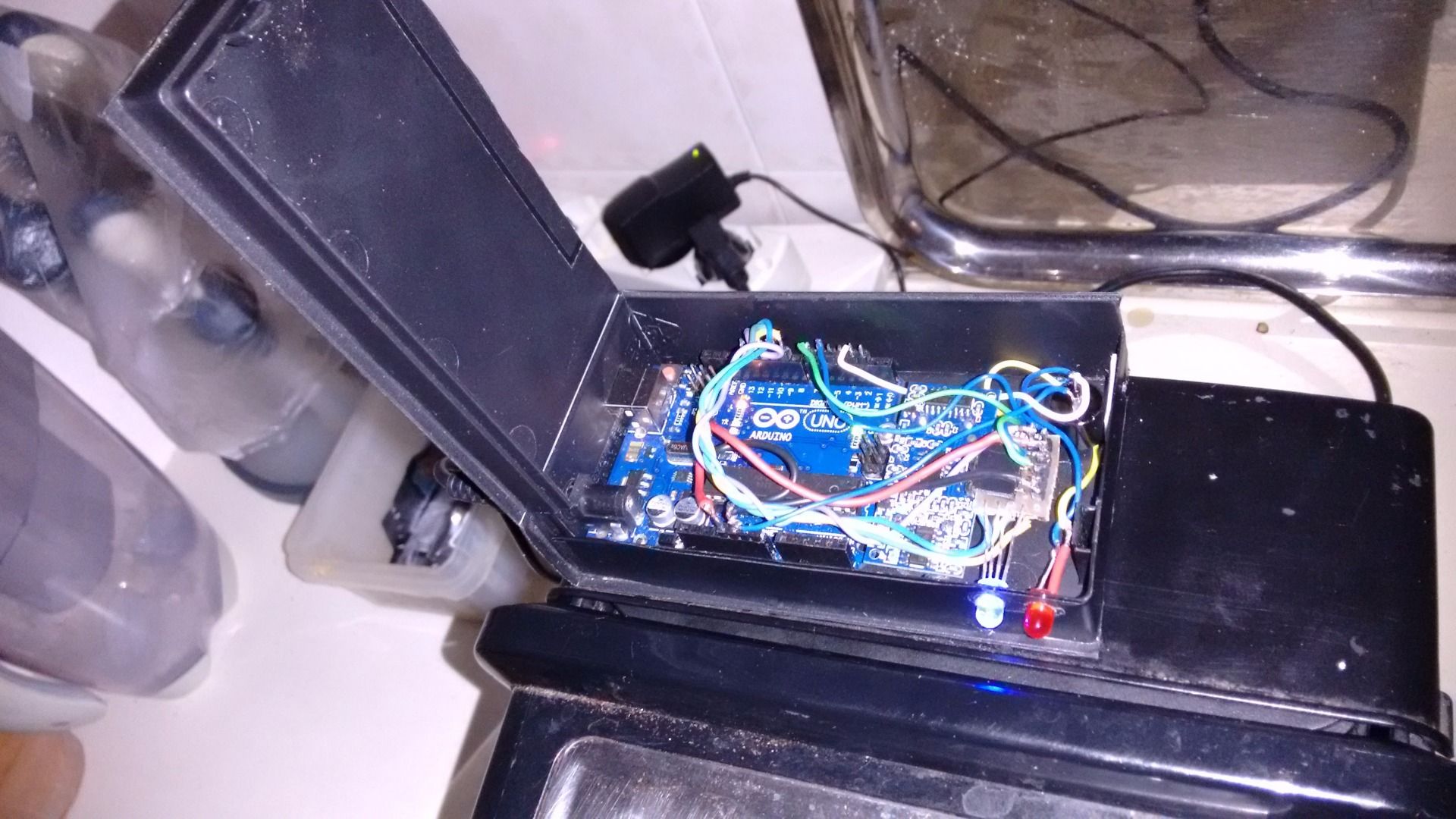 Arduino Ultrasonic Water Level Sensor for Espresso Machines : 3 Steps ...