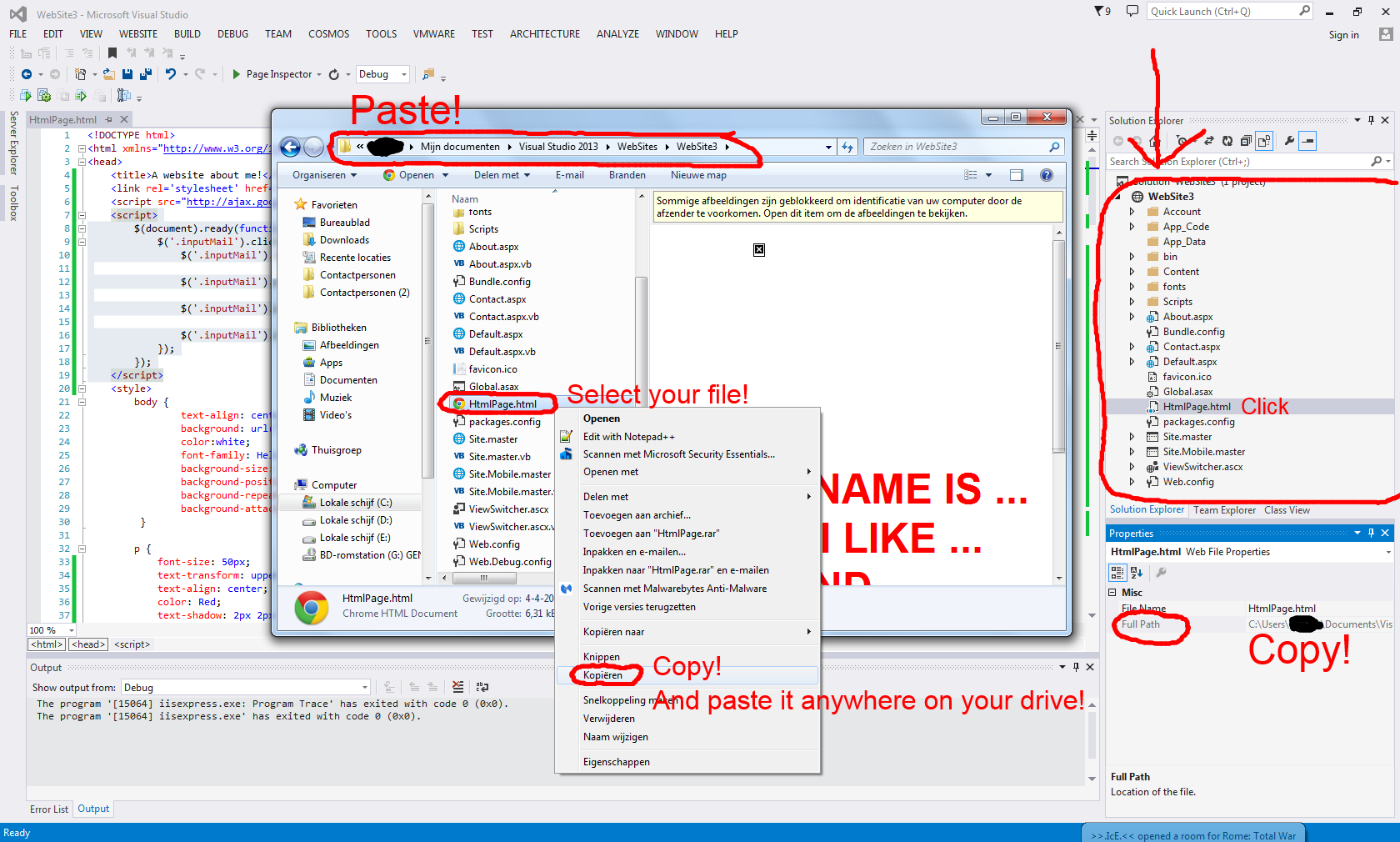 Making a Website All About You With Visual Studio (HTML, CSS, JQUERY ...