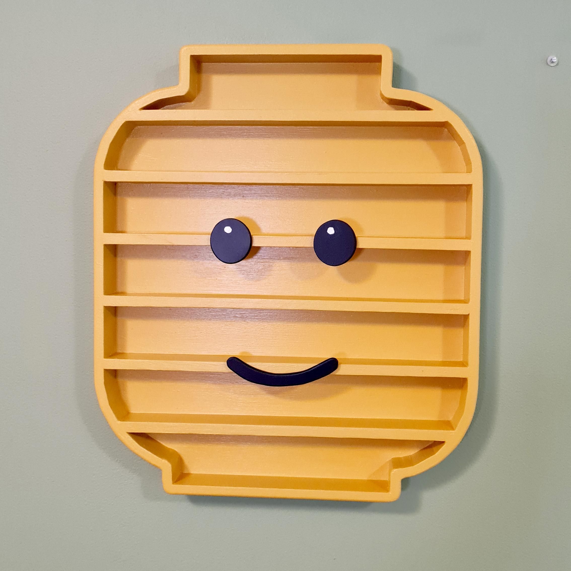 Lego Head Minifigurine Display Shelf : 12 Steps (with Pictures ...