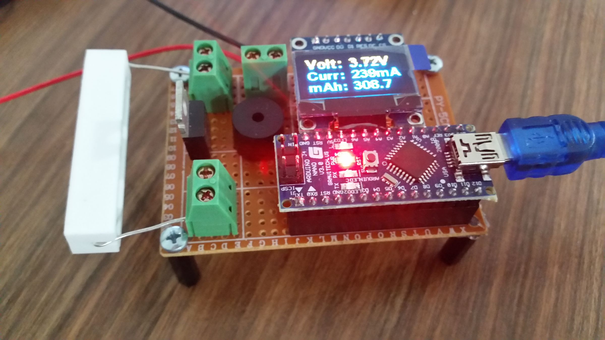 DIY Arduino Battery Capacity Tester - V1.0 : 12 Steps (with Pictures ...