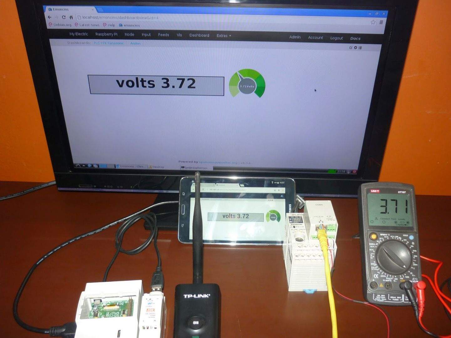 Raspberry Pi + Openenergymonitor + PLC Panasonic With Python Via ...