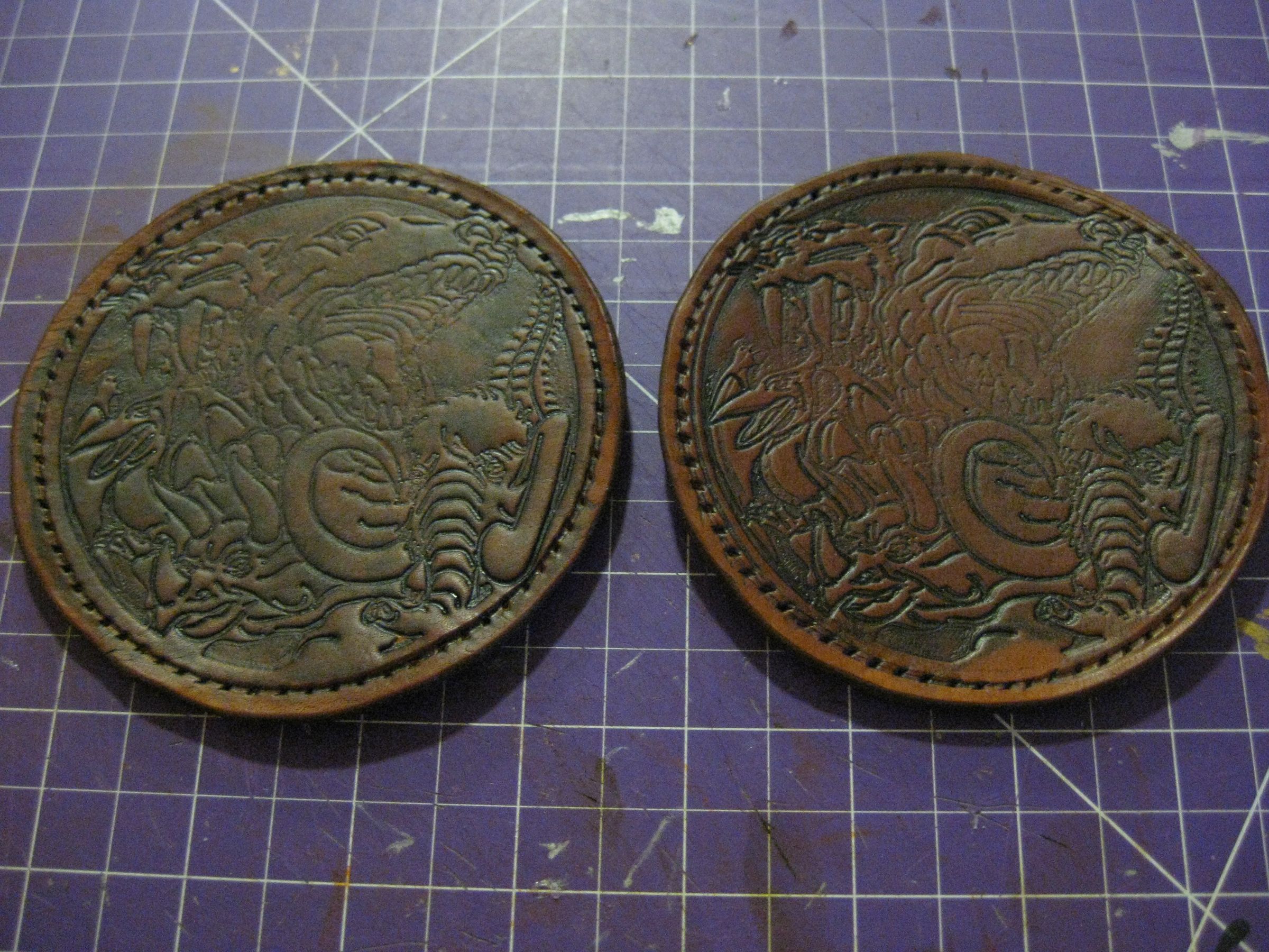 Make a Custom Leather Crest Using 3D Printing (large Size 4") : 6 Steps ...