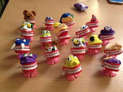 Soft Clay Wind Up Toys. Walkers and Chompers : 4 Steps (with Pictures ...