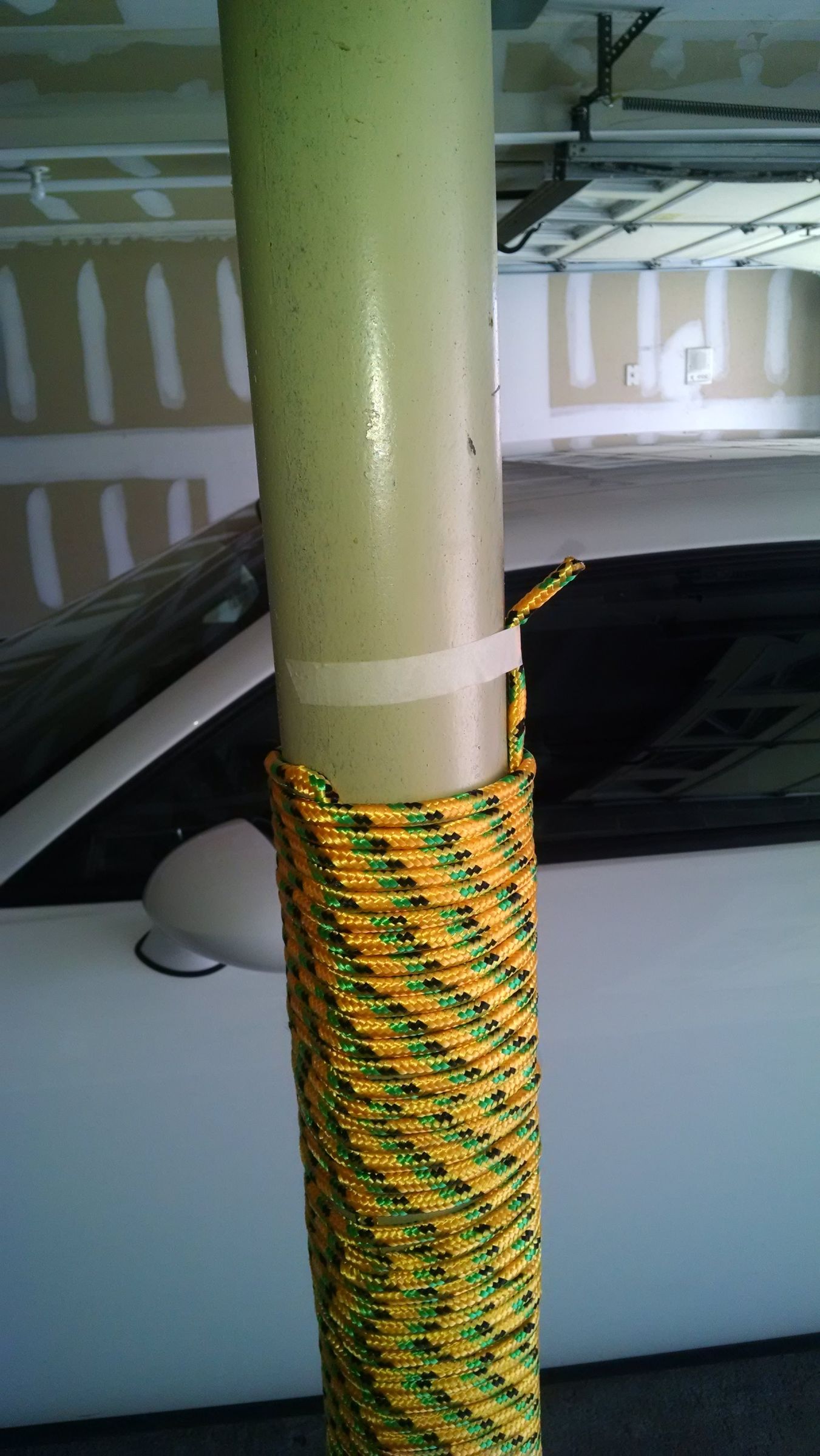 Car Door Protector From Garage Support Pole : 6 Steps - Instructables