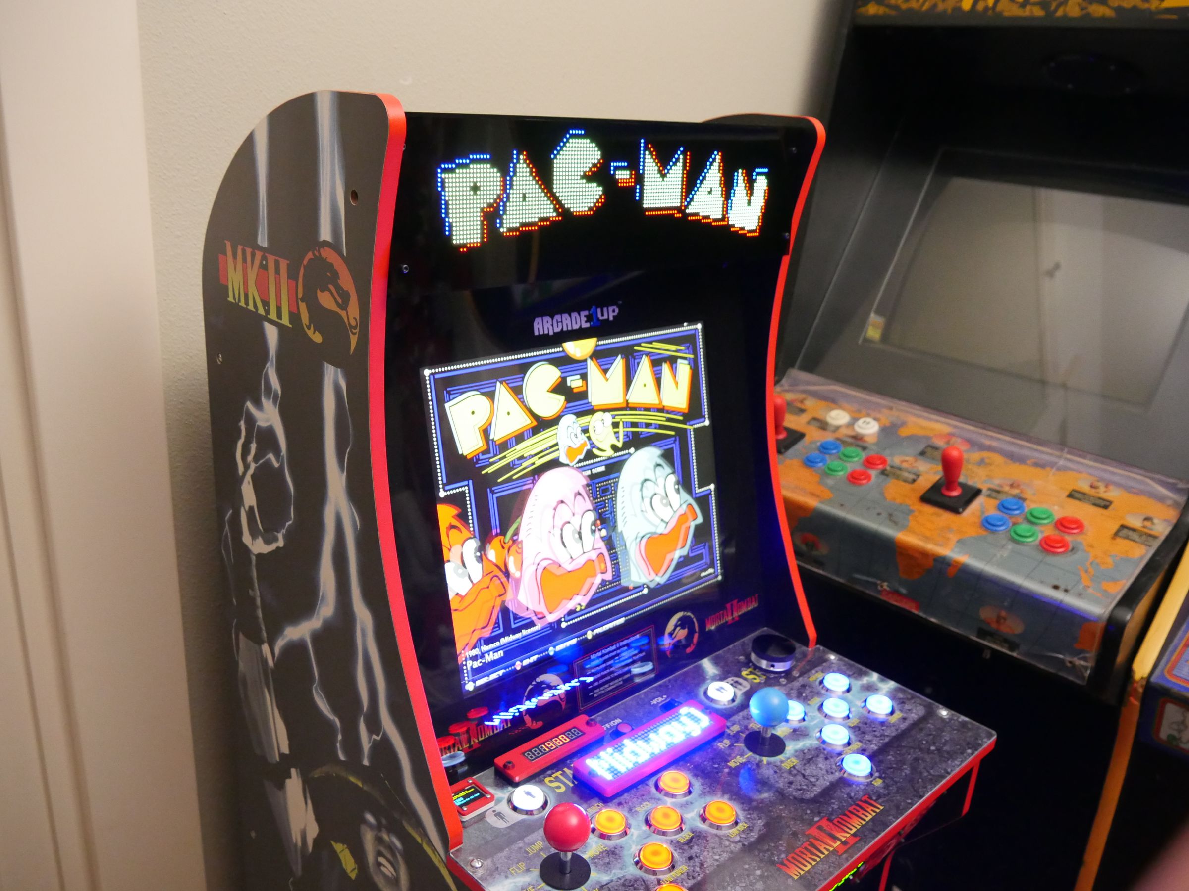 Arcade1Up Mod With LED Marquee and Sub-Displays : 9 Steps (with ...