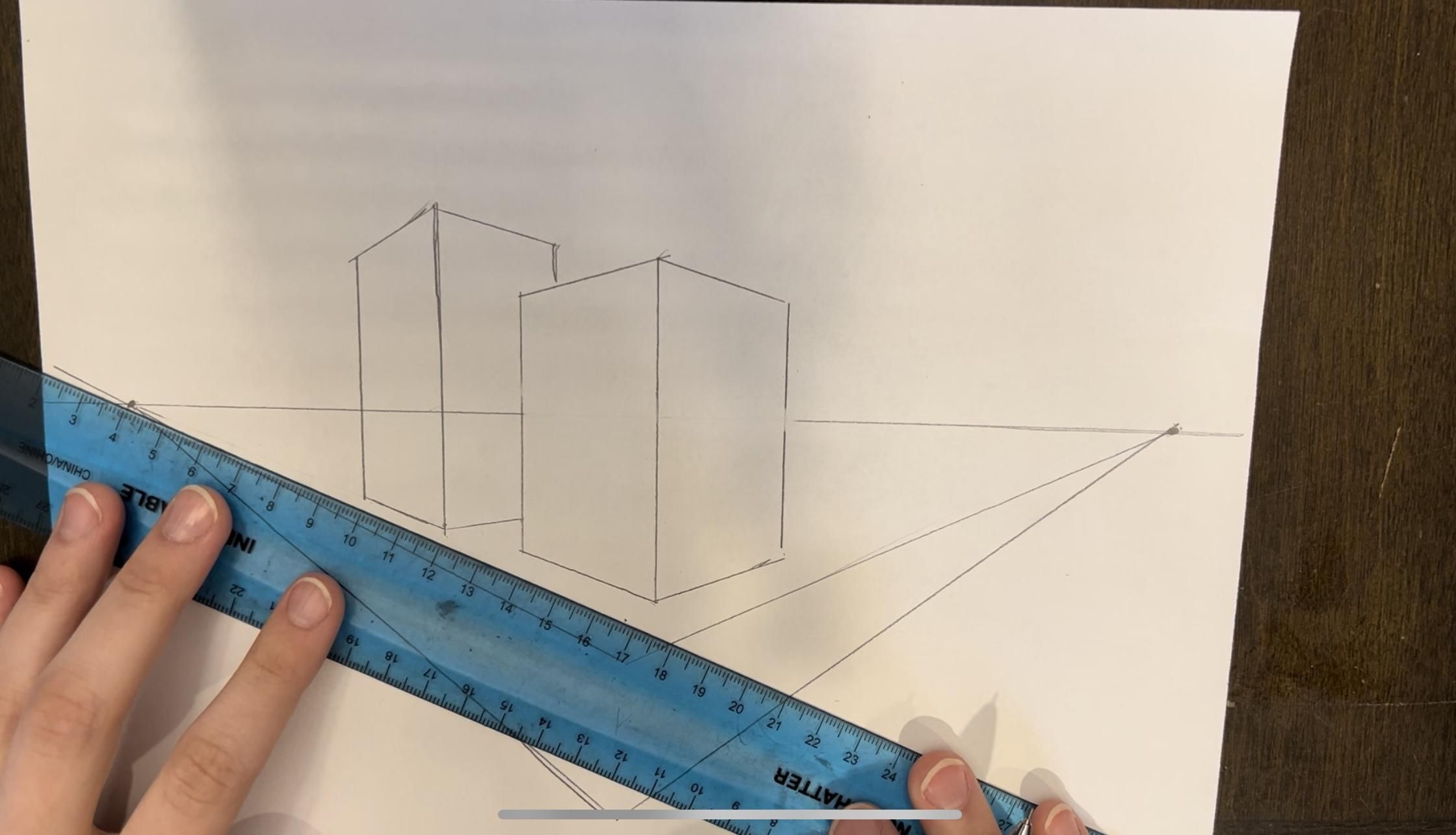 Drawing a City in 2 Point Perspective : 10 Steps - Instructables