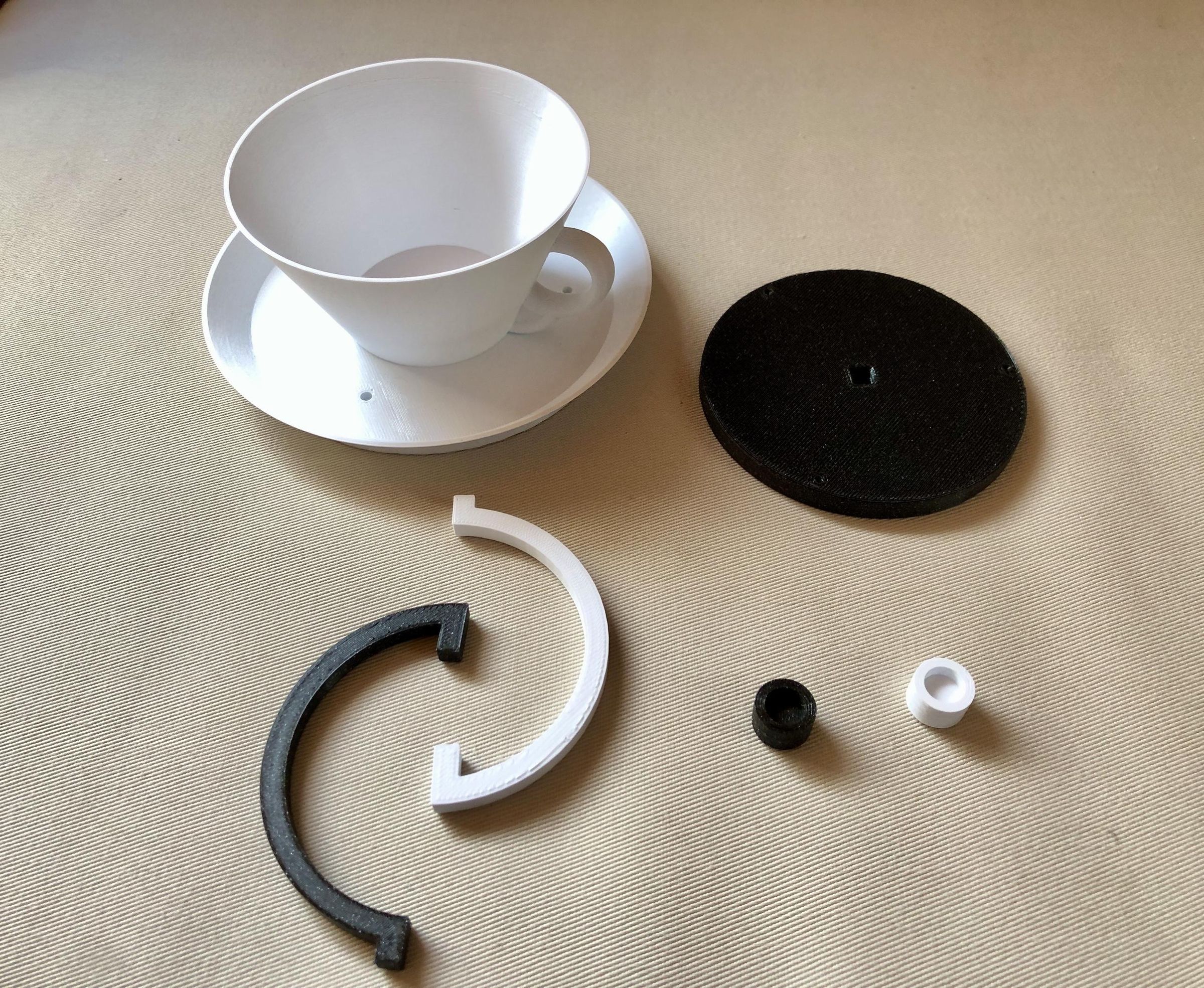 Floating Tea Cup - Magnetic Tensegrity - 3D Printed : 10 Steps (with ...