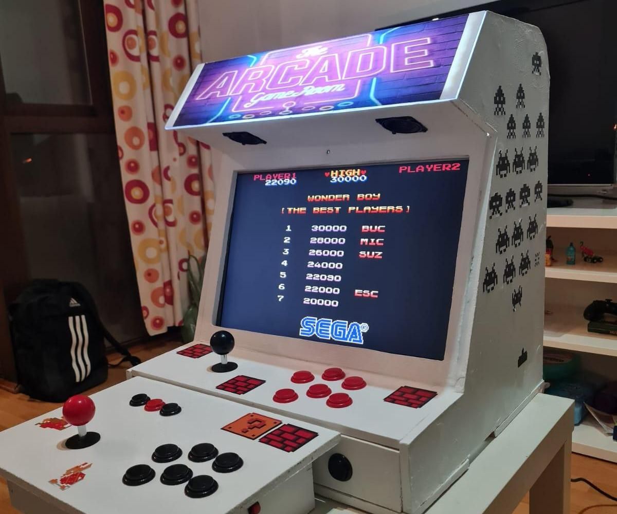 2 Pieces Arcade Set : 10 Steps (with Pictures) - Instructables