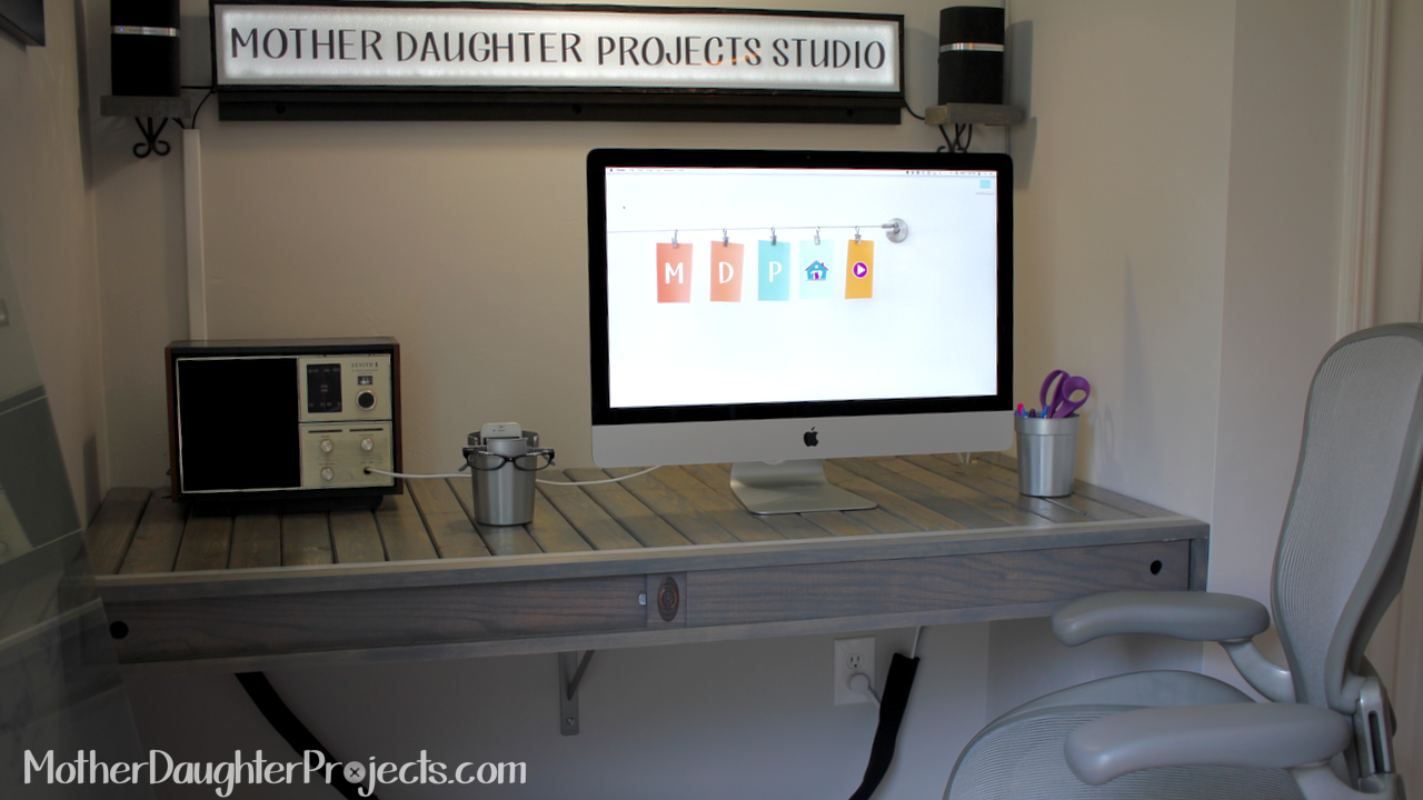 Floating Desk Build : 18 Steps - Instructables