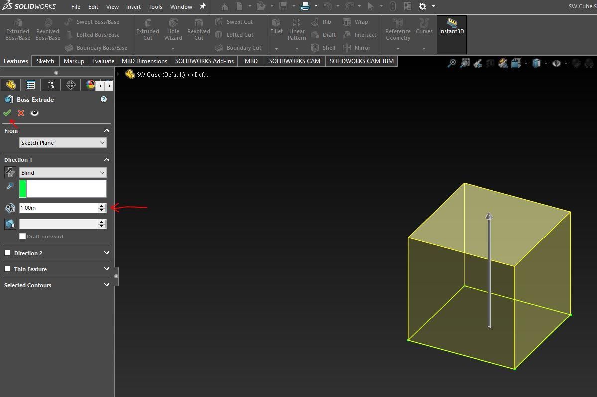 SolidWorks Cube : 8 Steps - Instructables