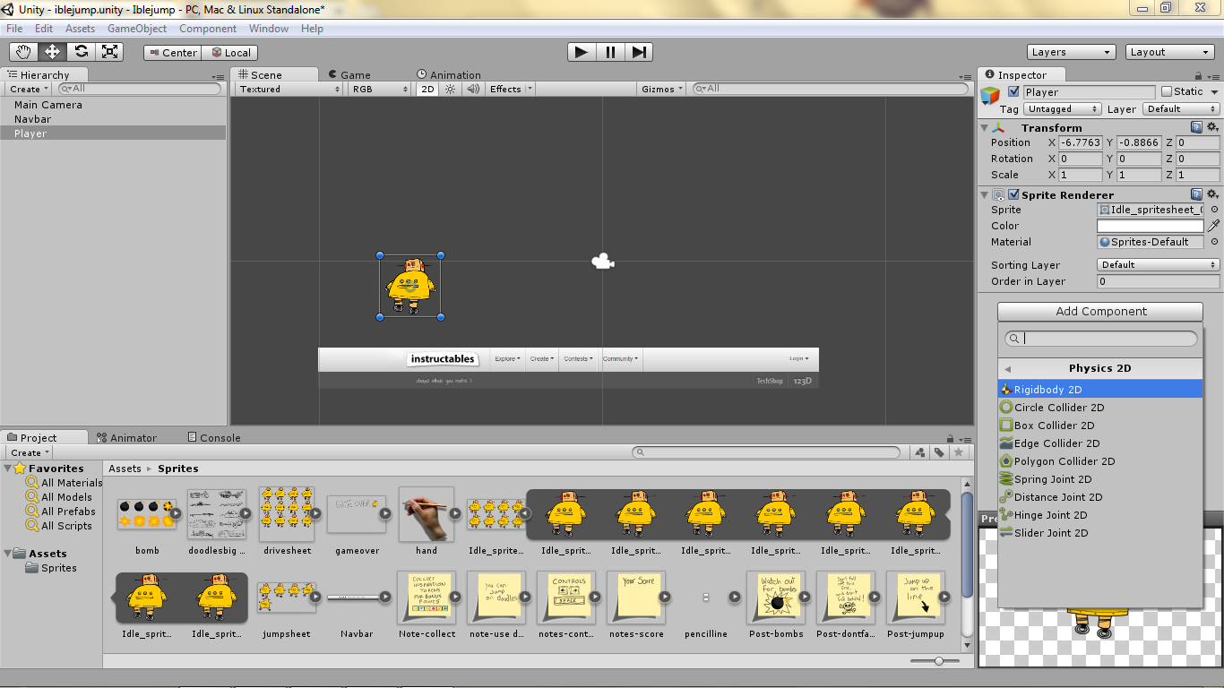 Make a 2D Video Game With Unity : 19 Steps (with Pictures) - Instructables