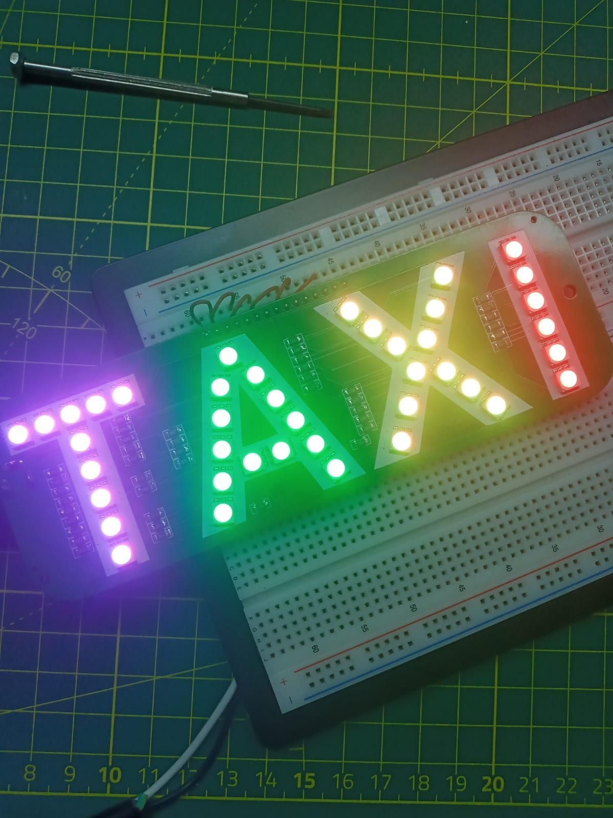 TAXI LED : 7 Steps - Instructables