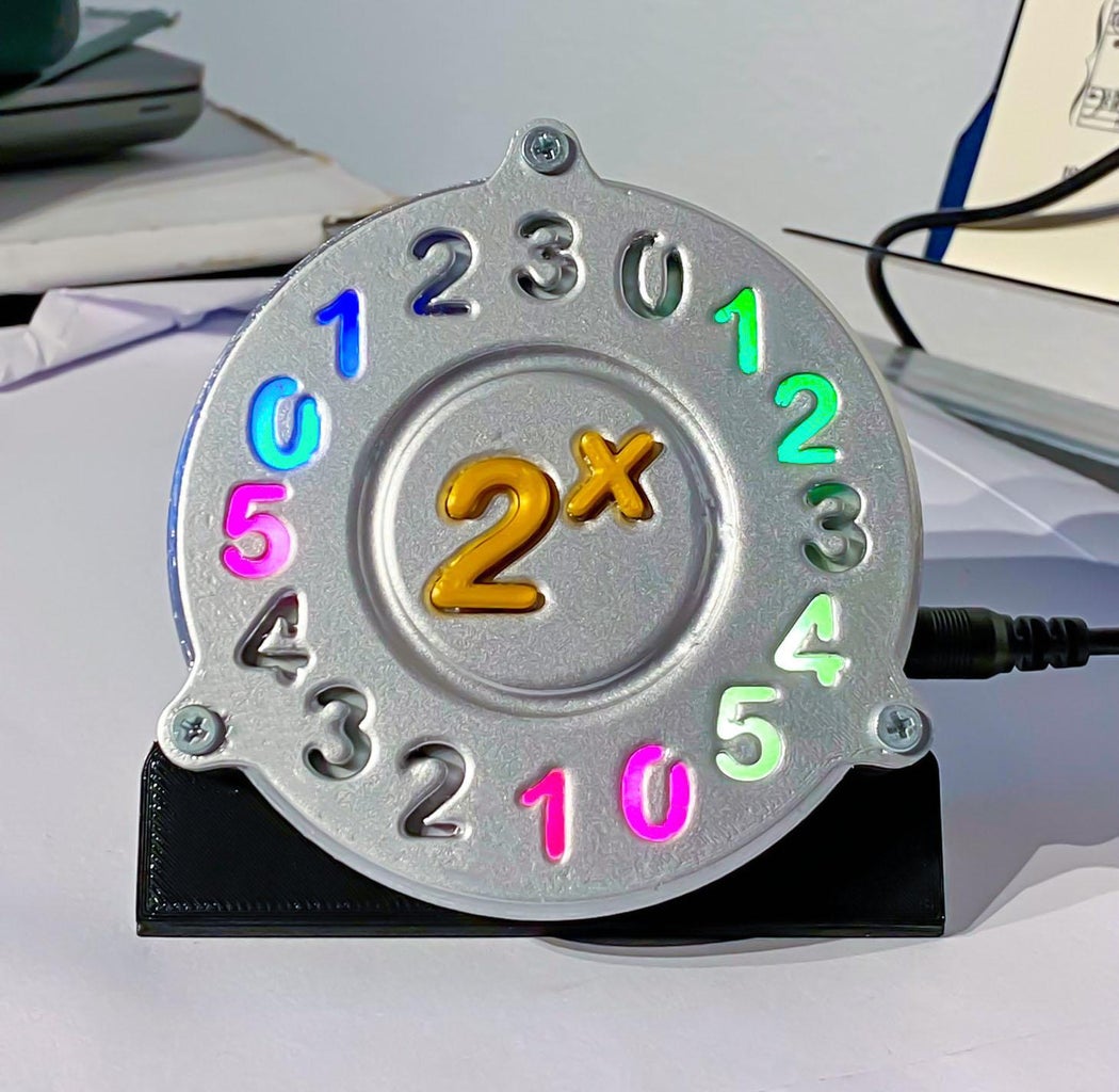 A Circular Binary Clock 7 Steps With Pictures Instructables