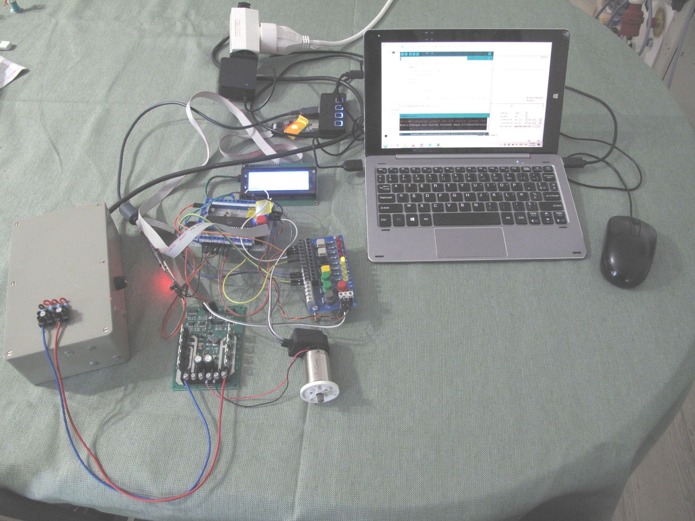 Speed and Position Control on a DC Brushed Motor With a PID Corrector ...