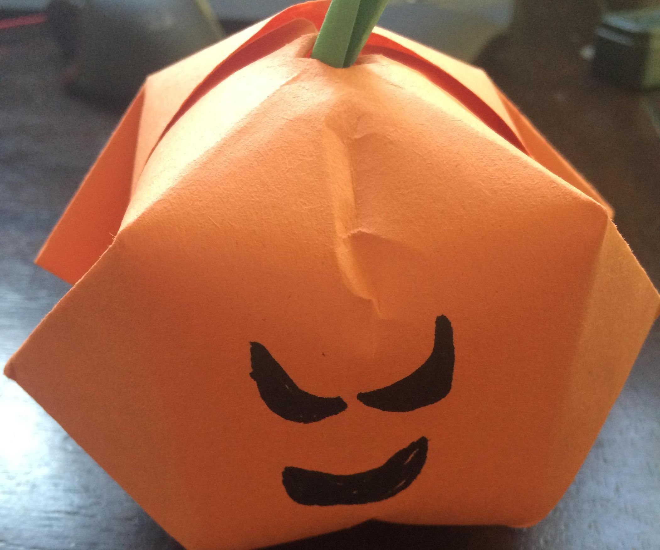 Super Easy Origami Pumpkin! : 11 Steps (with Pictures) - Instructables