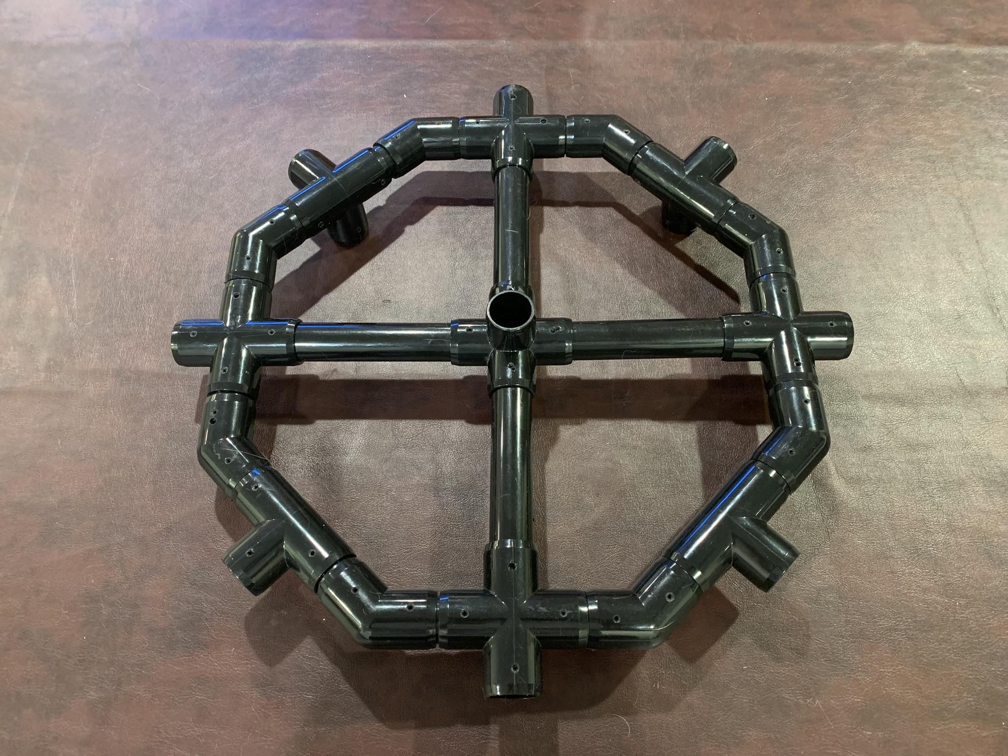 PVC Octocopter Drone Frame With Folding Arms : 10 Steps (with Pictures ...