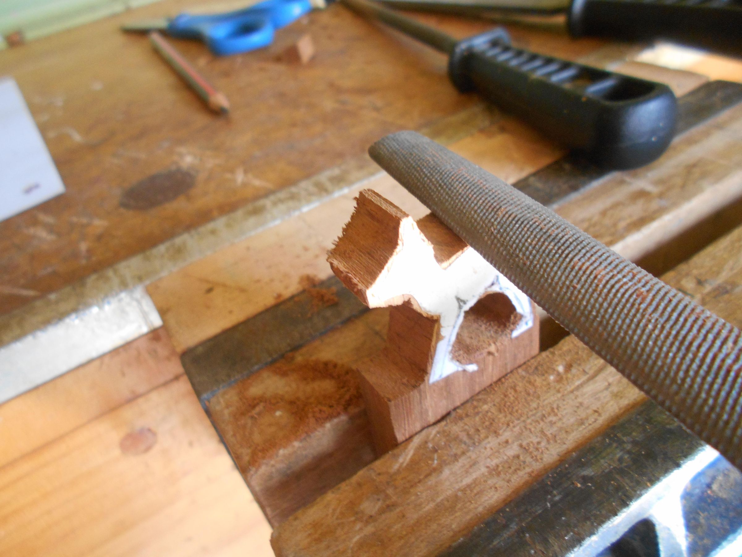 Wood Carving With Files - a Small Deer : 16 Steps (with Pictures ...