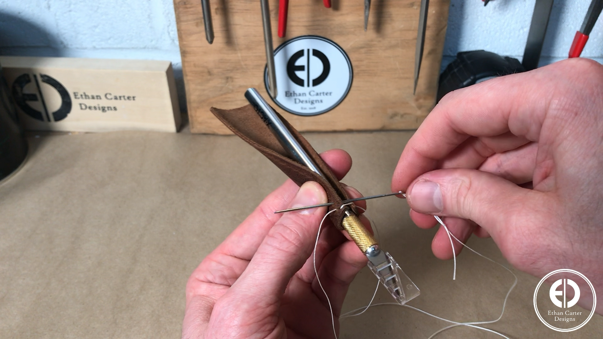 Leather Stitching: How-To Three Ways : 4 Steps (with Pictures ...