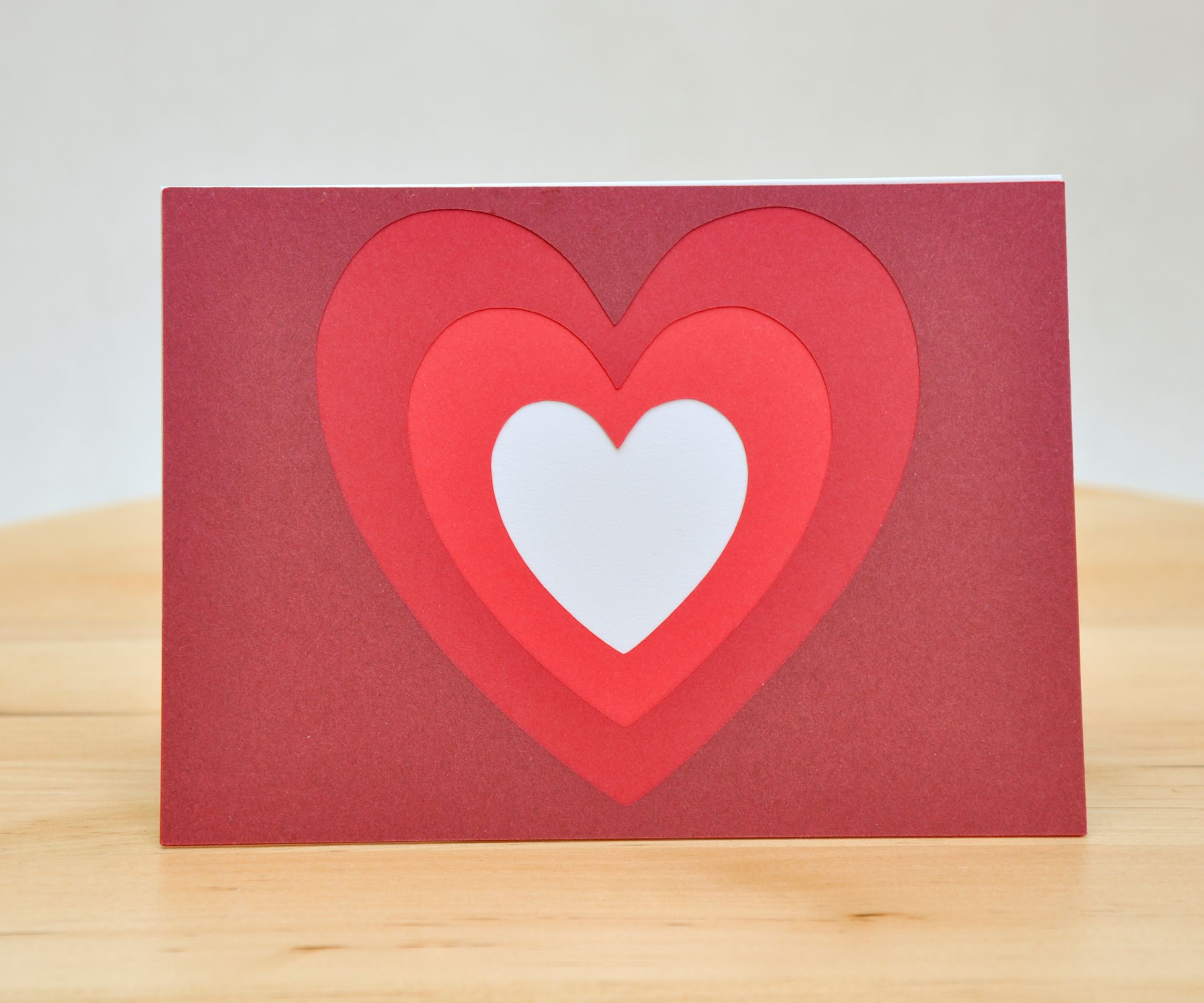 Layered Hearts Card : 3 Steps - Instructables