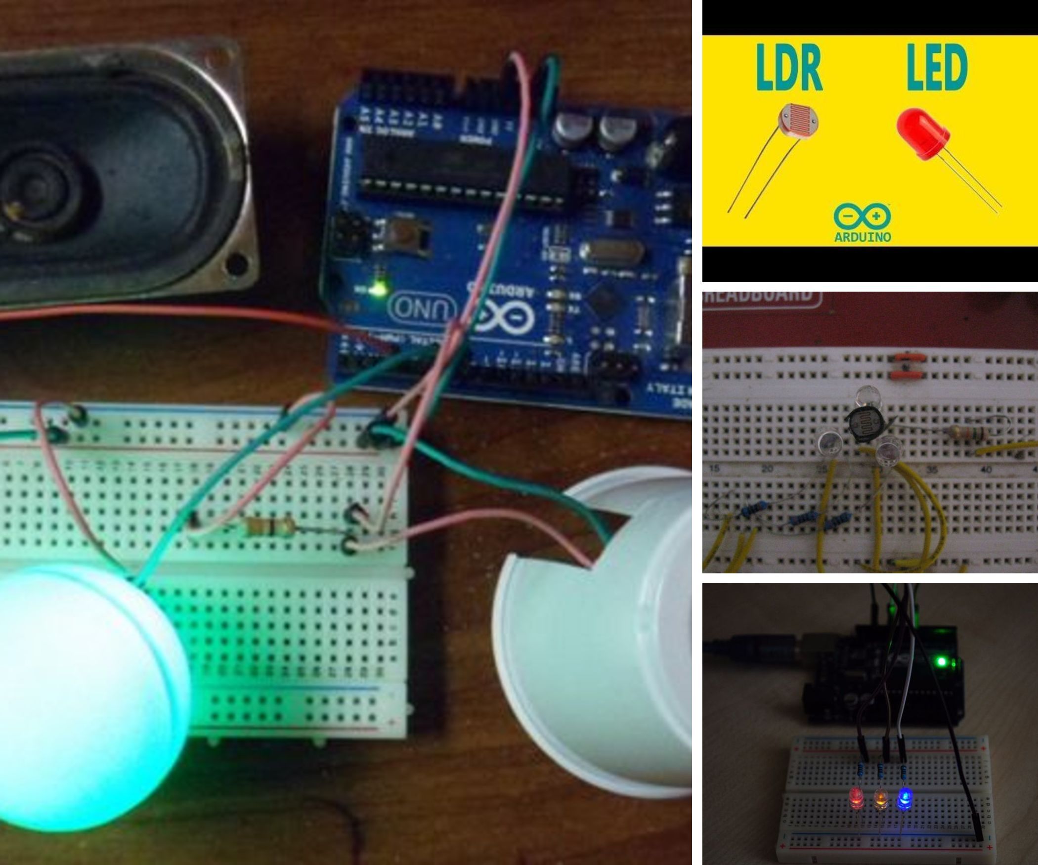 LED + LCD Display + Sound - Instructables