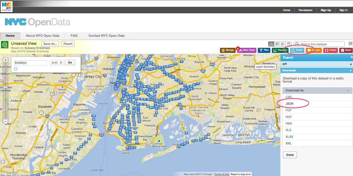 Map Data Vis Using NYC Open Data Json & OpenFrameworks : 3 Steps - Instructables