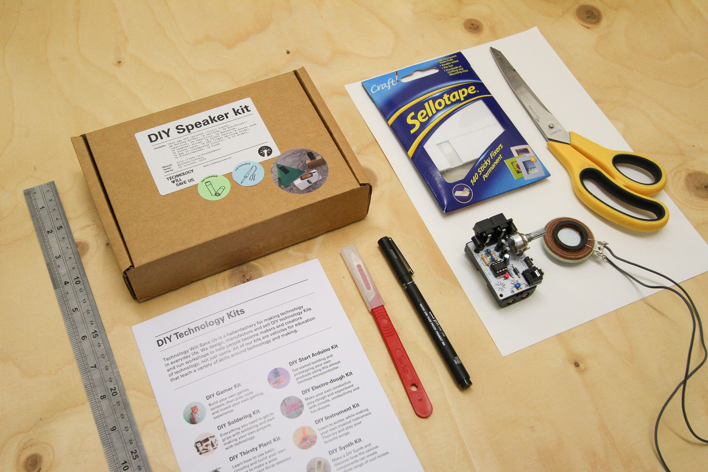 TWSU DIY Speaker Kit (Origami Paper Speaker) : 7 Steps - Instructables