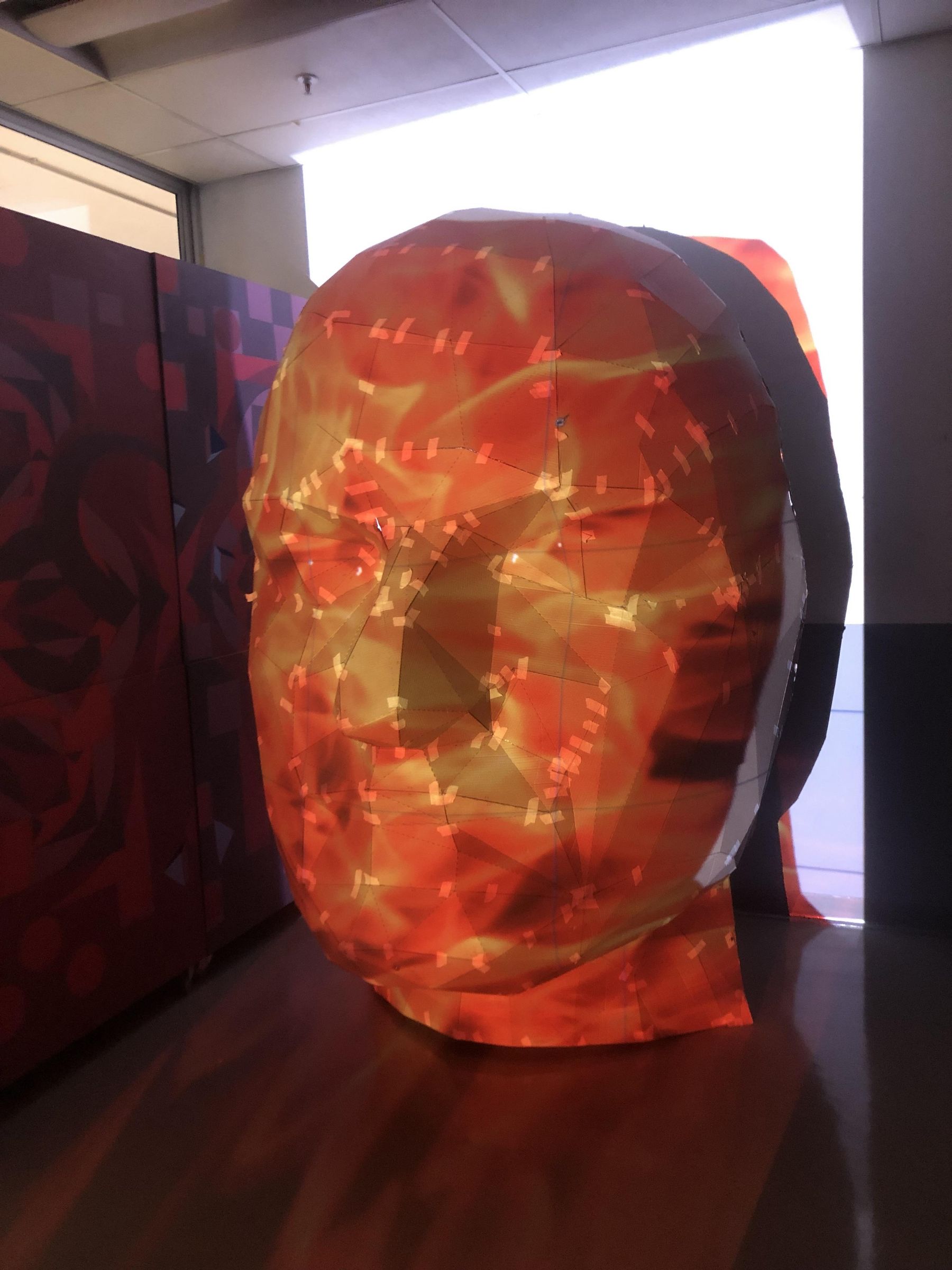Big Head Sculpture: Projection Mapping Art Project : 13 Steps (with ...