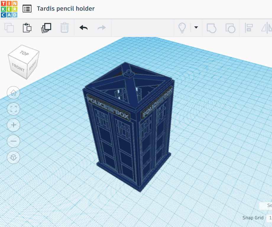 3-D Printable Tardis Pencil Holder : 12 Steps - Instructables