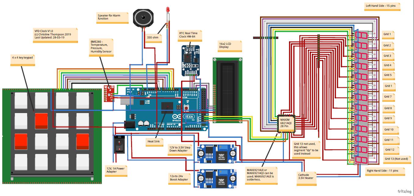 VFD Alarm Clock : 5 Steps (with Pictures) - Instructables
