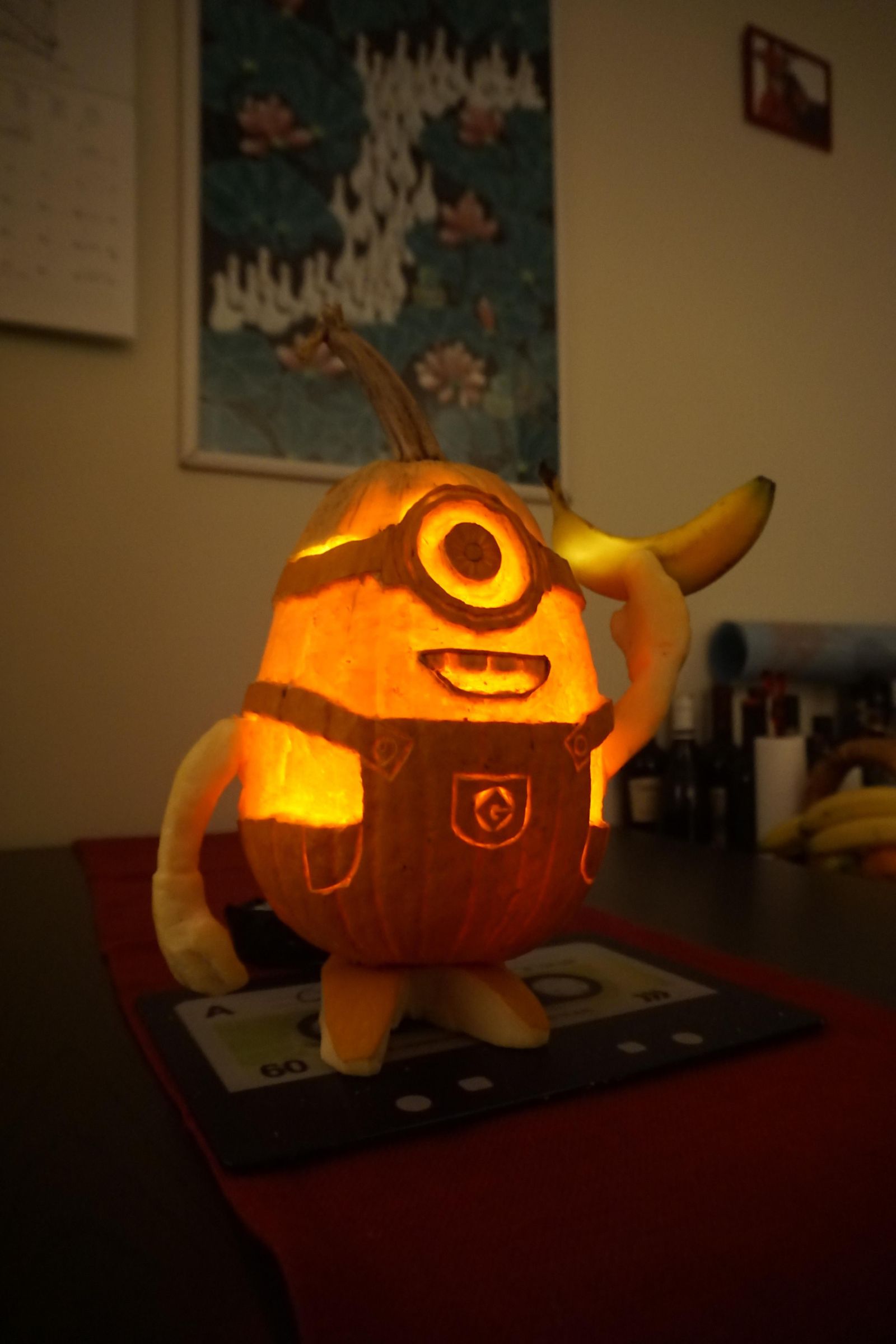 Minion Printable Pumpkin Carving Template