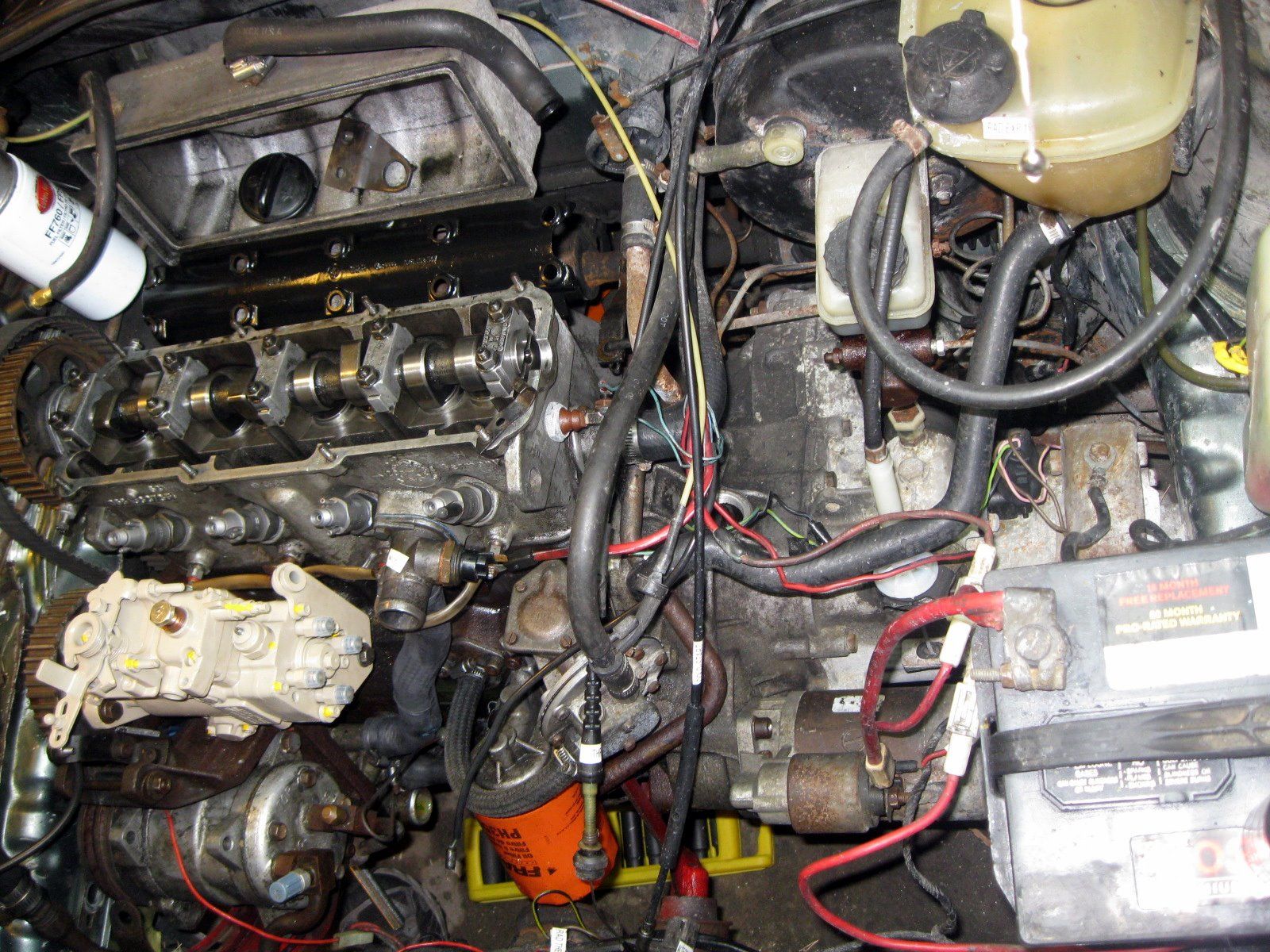 Replace a Mechanical Fuel Injection System on 1981 VW Rabbit Diesel ...