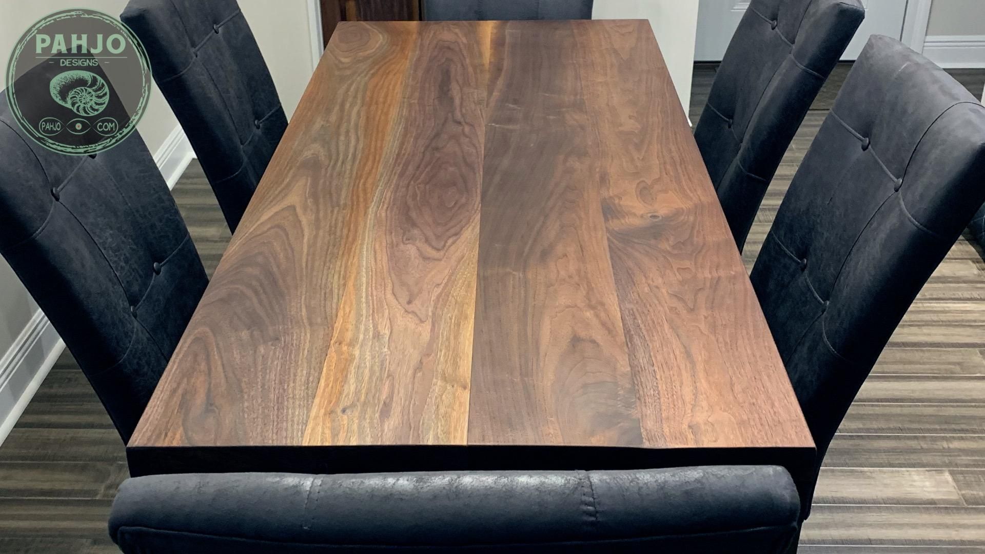 DIY Rustic Walnut Dining Table : 12 Steps (with Pictures) - Instructables
