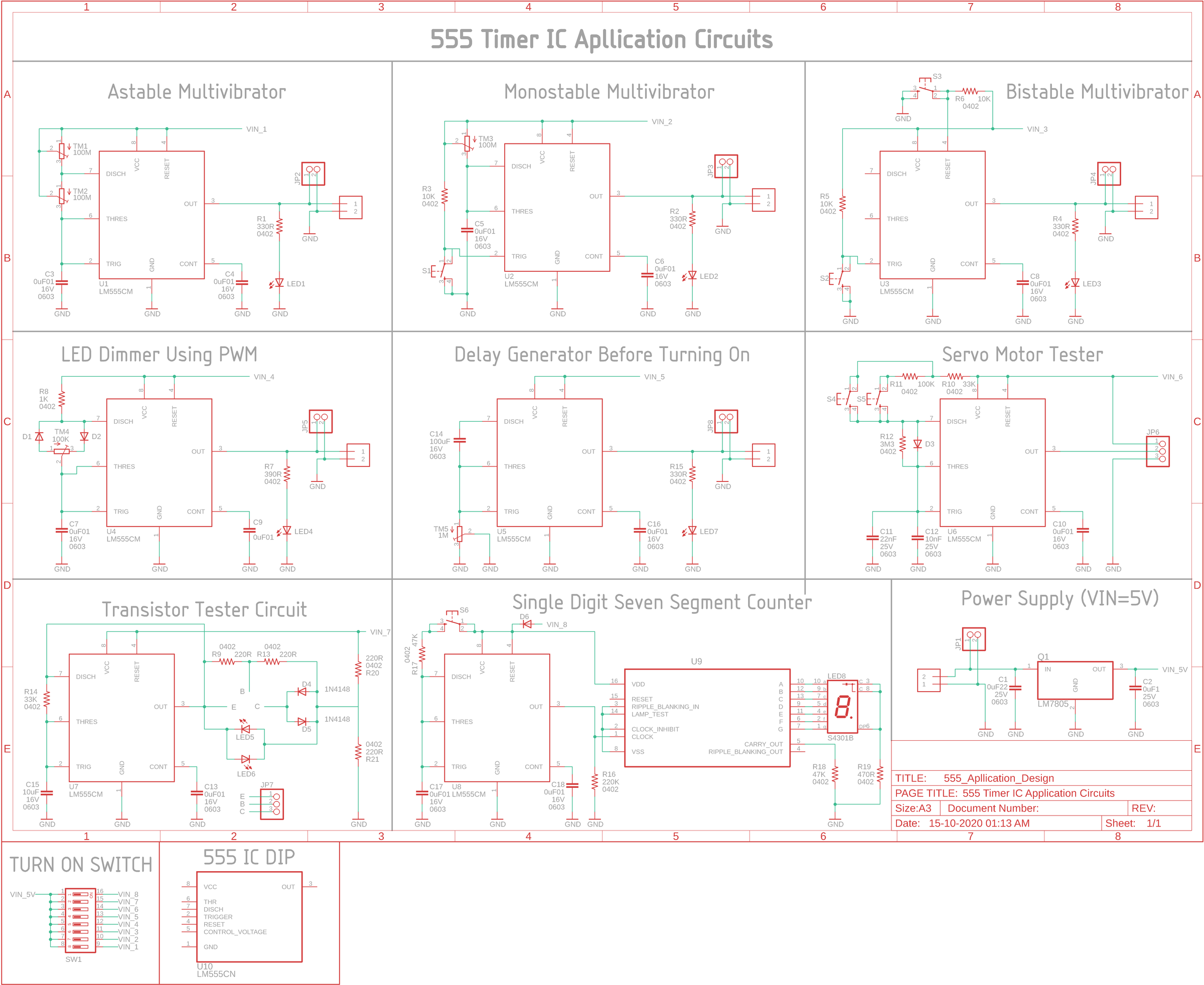 Application Board of 555 Timer IC : 11 Steps - Instructables