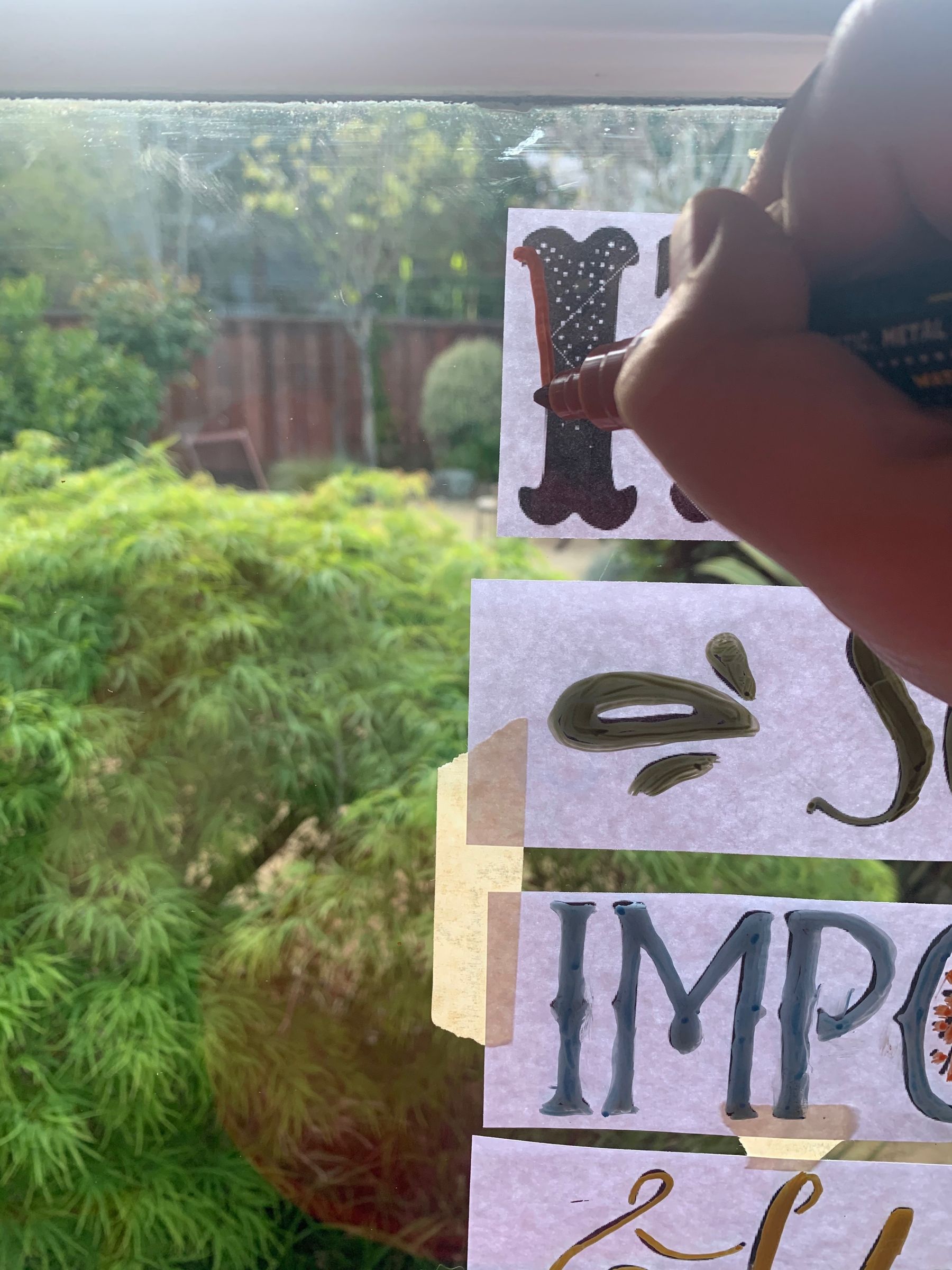 Hand Lettering on Glass : 4 Steps - Instructables