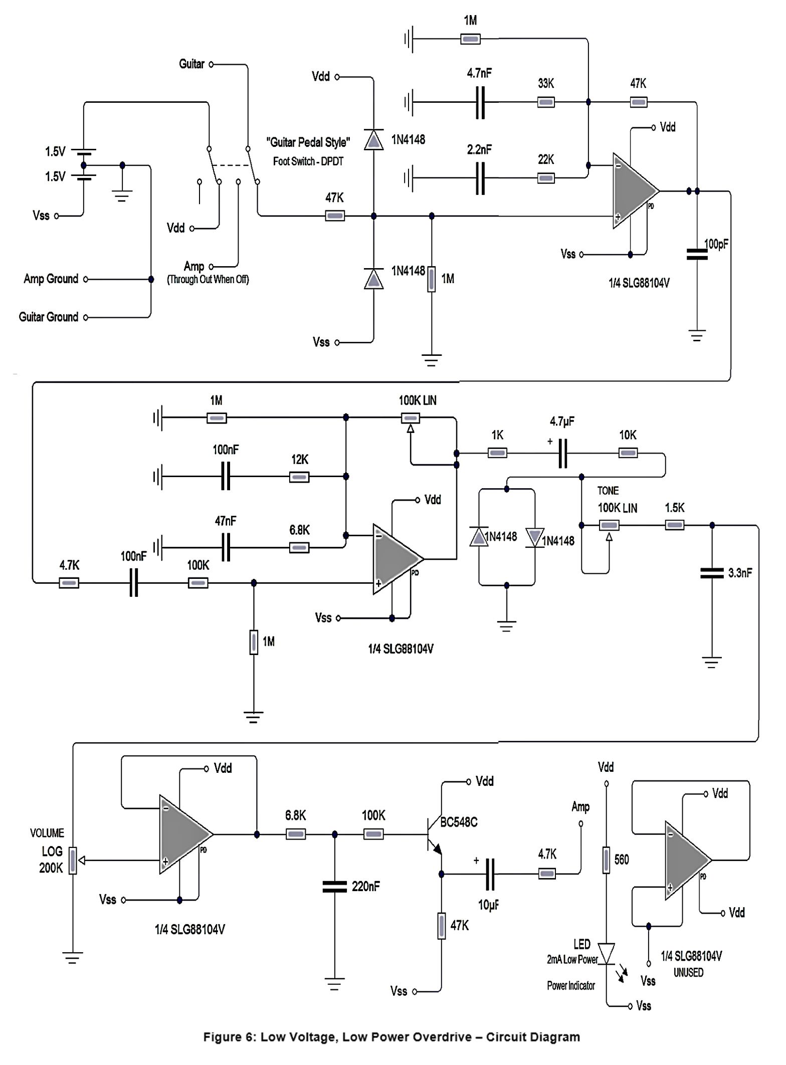 DIY Battery Powered Overdrive Pedal for Guitar Effects : 5 Steps ...