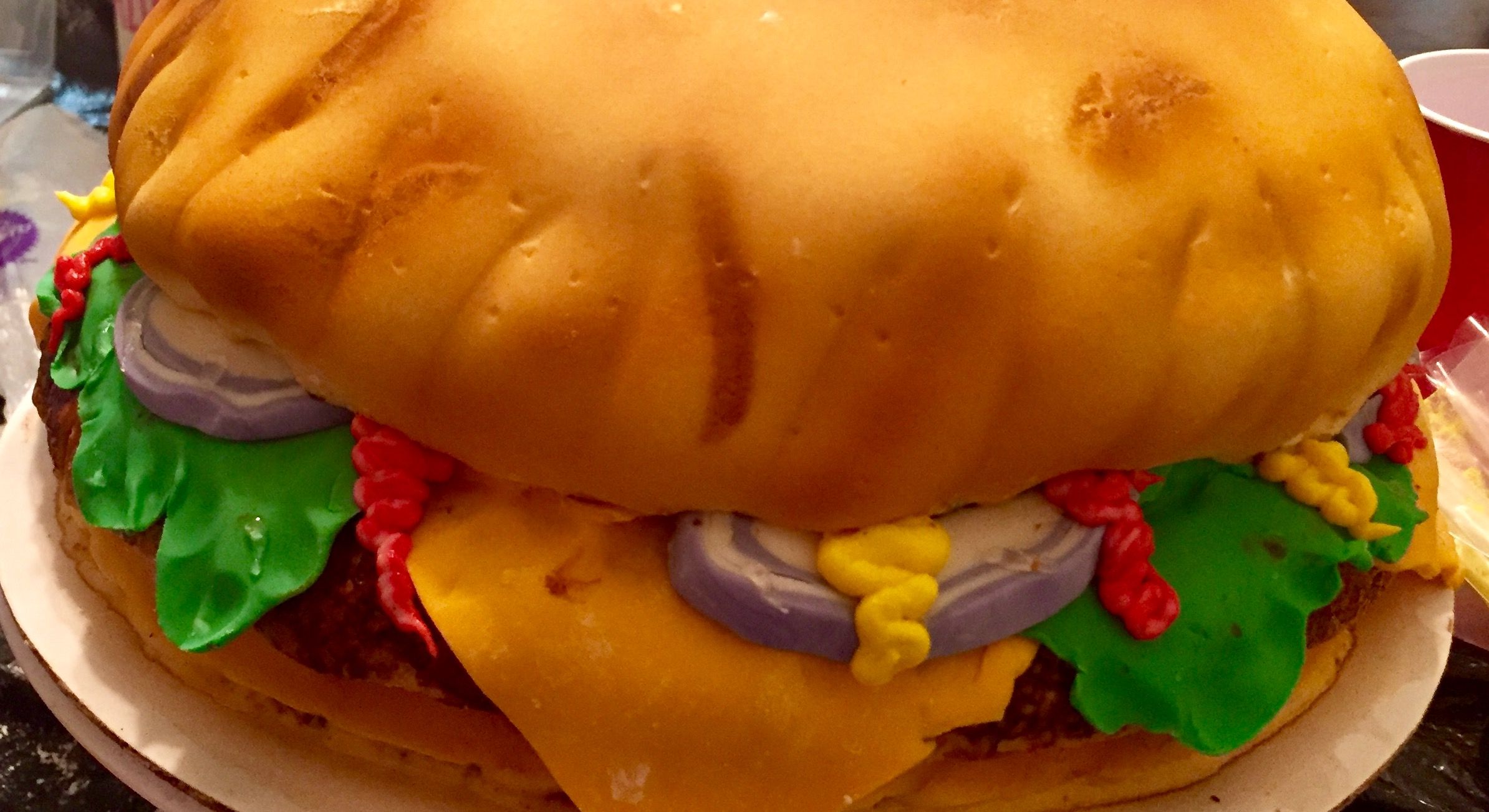 Cheeseburger Cake With Fries (with Pictures) - Instructables