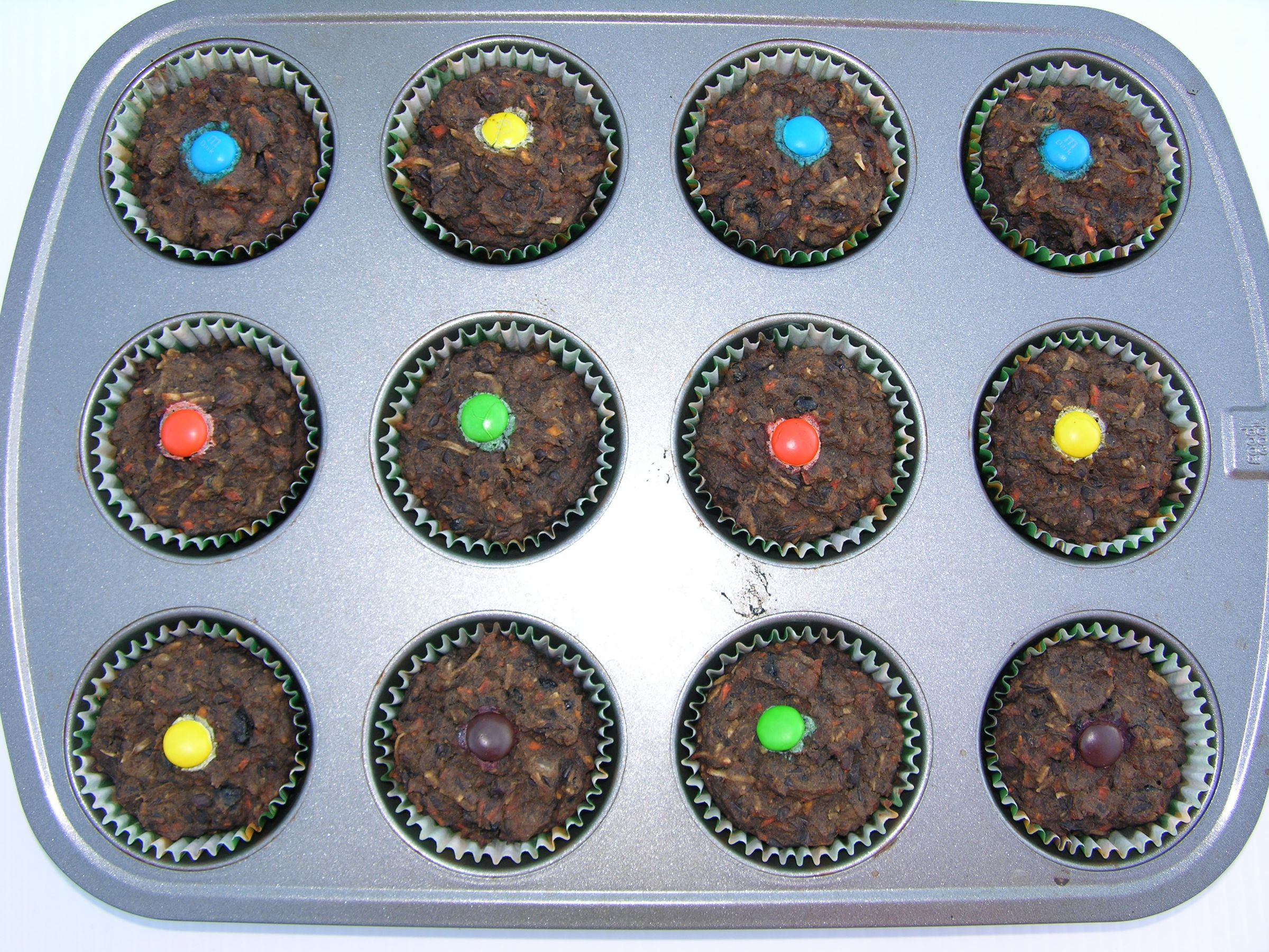 Azuki Bean (Red Bean), Carrot, and Blueberry Muffin : 5 Steps ...