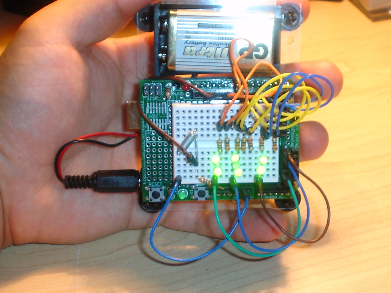 Arduino Electronic Dice Using Random Numbers 6 Steps Instructables