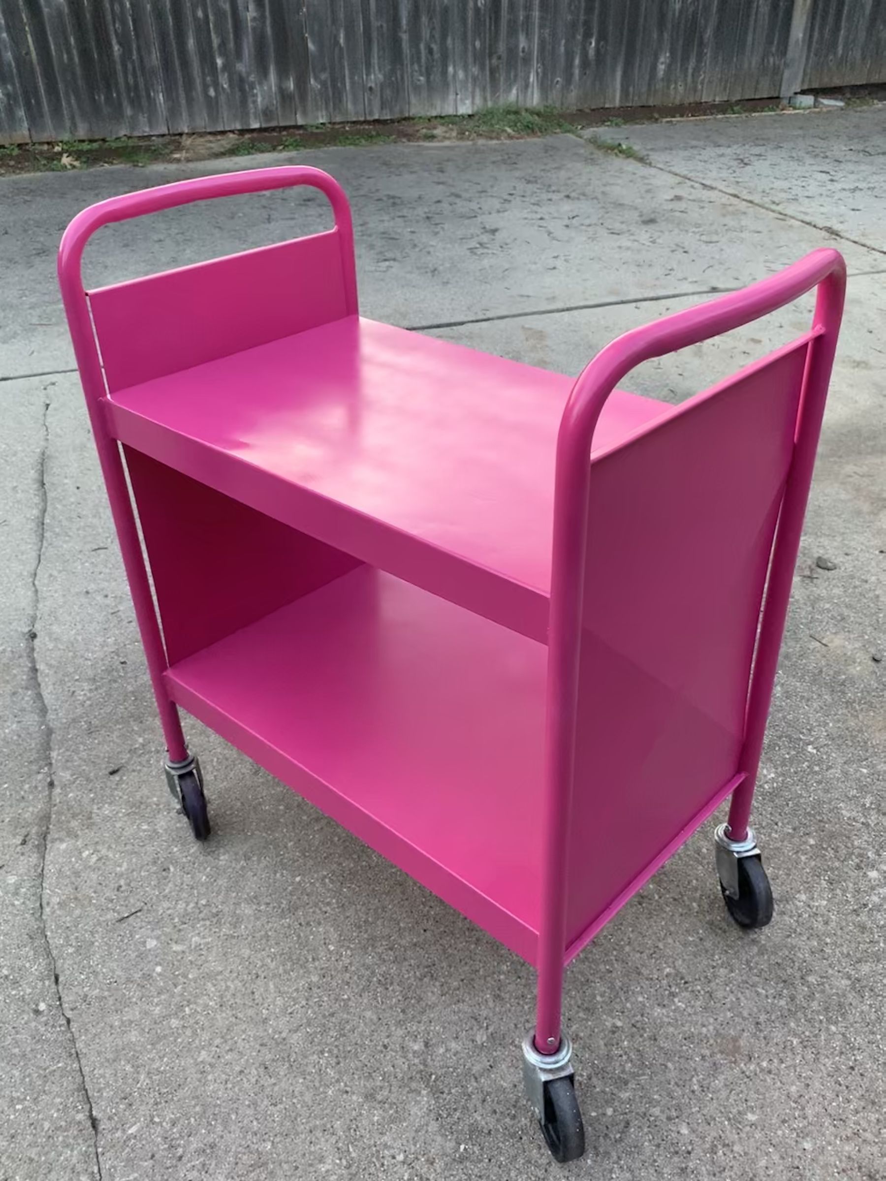 Pink Painted Library Cart : 3 Steps - Instructables