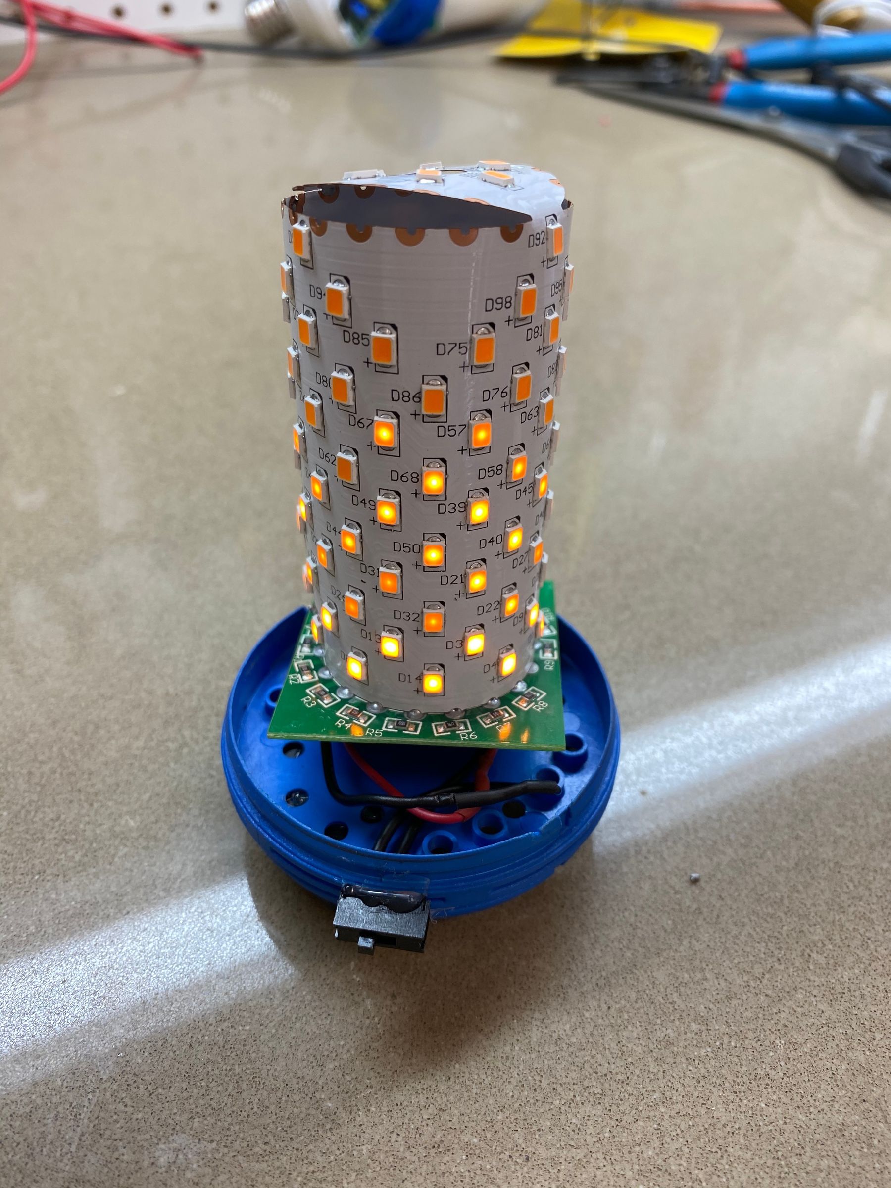 Super Simple Battery Powered Flame Light : 6 Steps (with Pictures ...