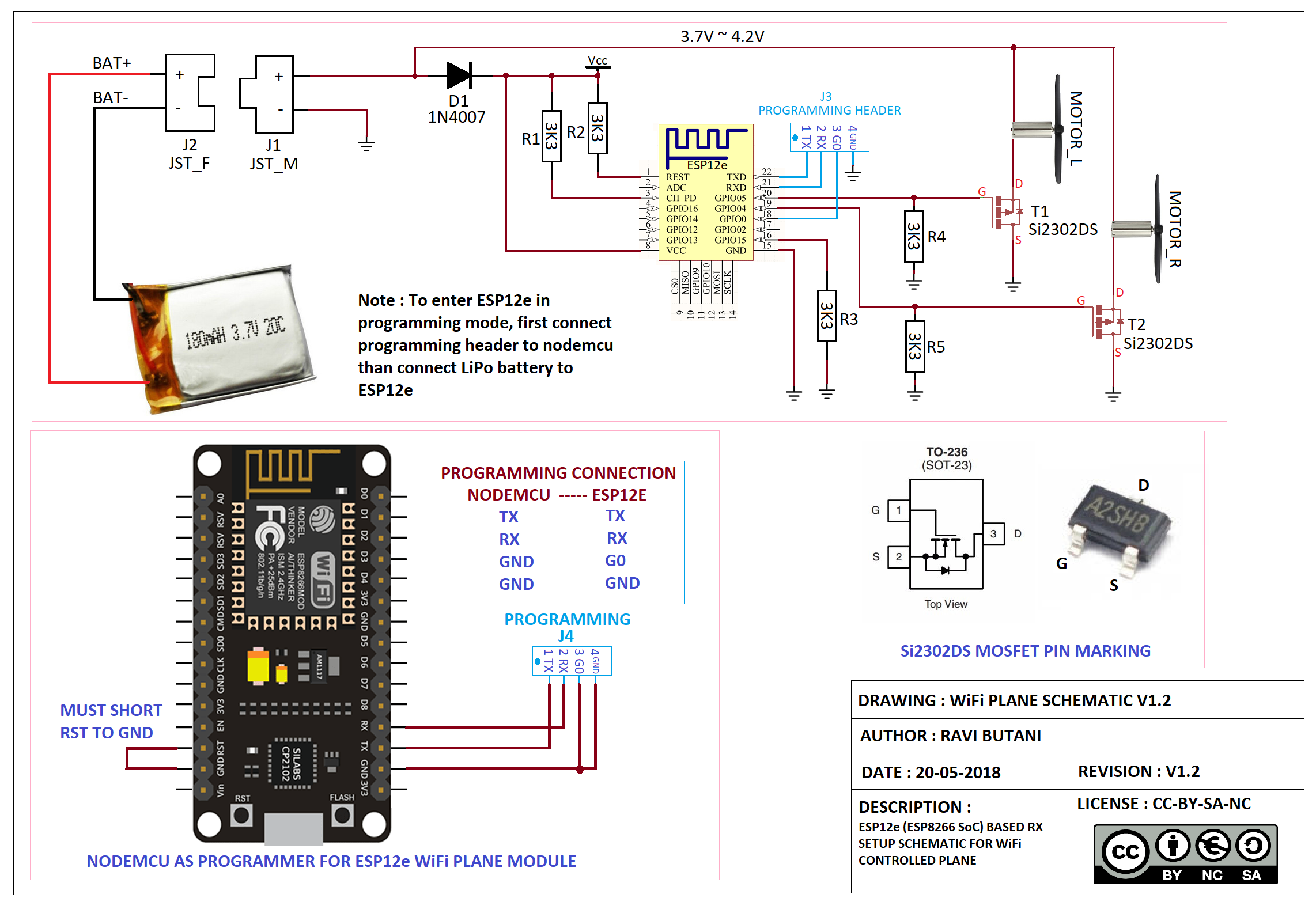 DIY WiFi Controlled Tiny Plane