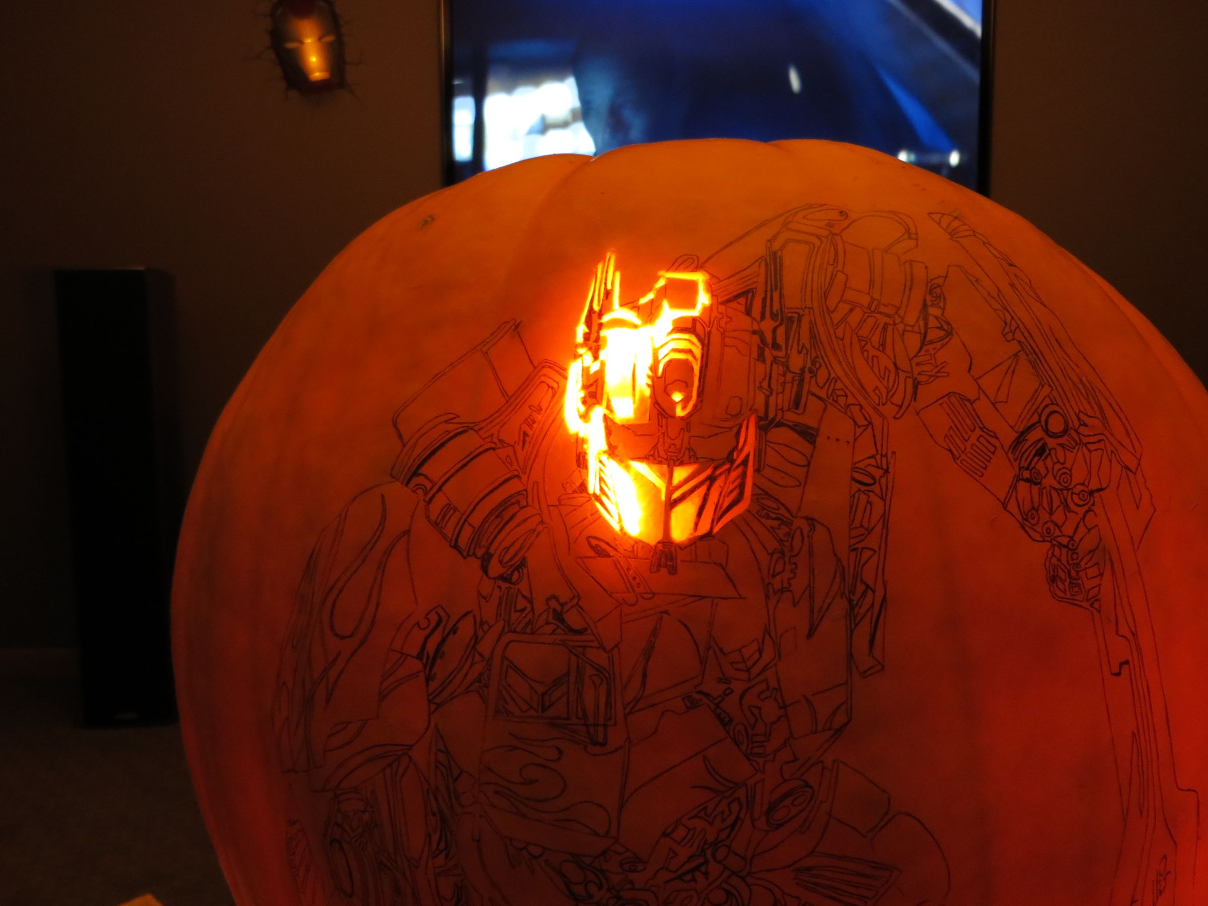Optimus Prime Pumpkin