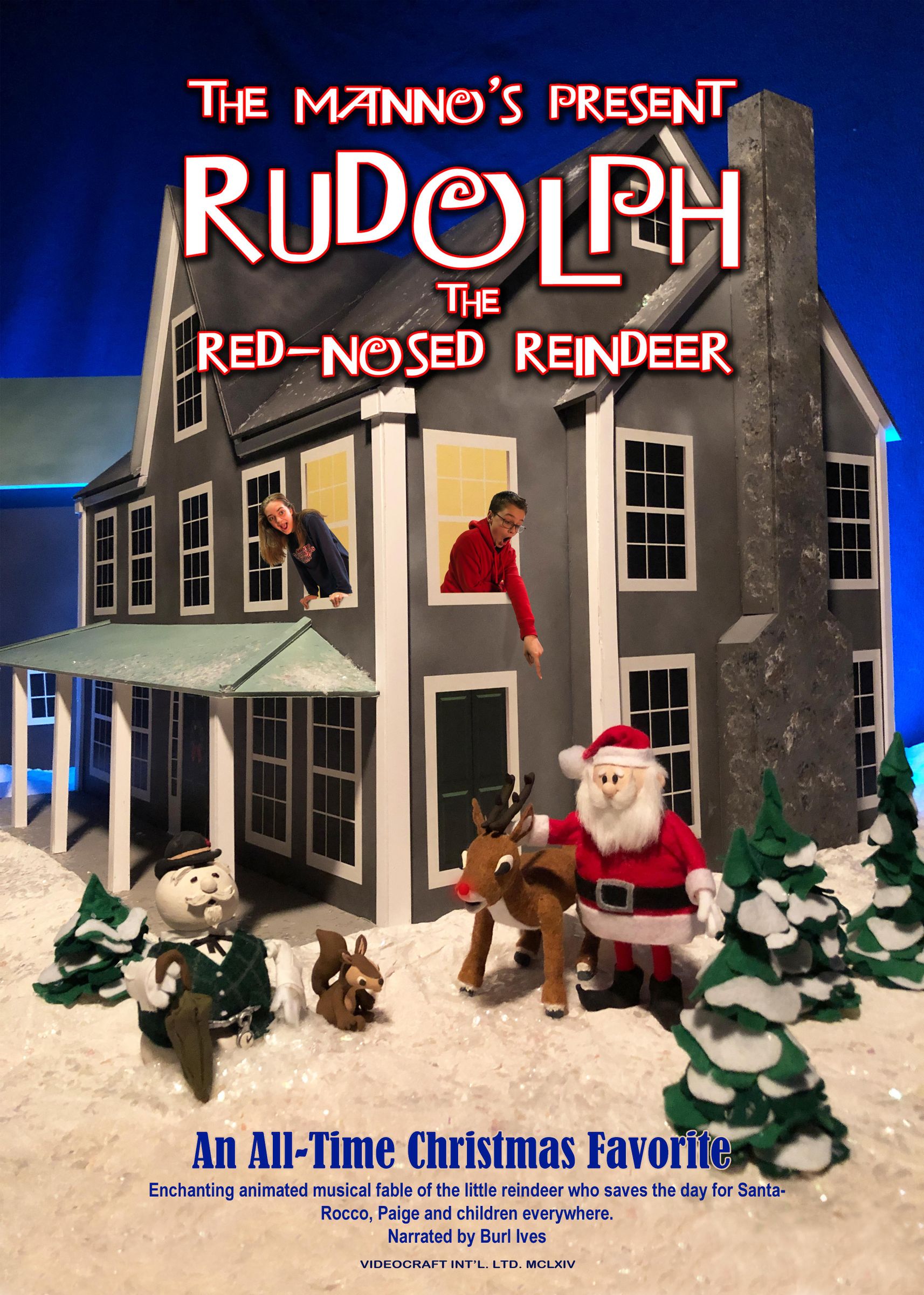 Creating Rudolph the Red Nosed Reindeer Figures for Christmas Card : 18 ...