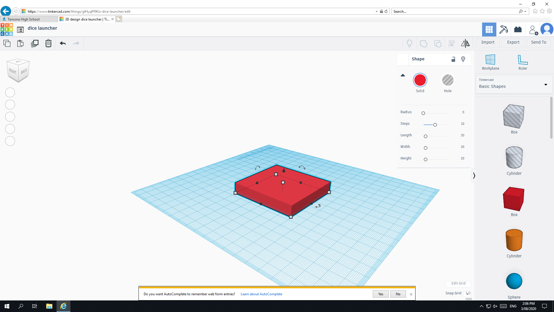 Dice Launcher : 22 Steps - Instructables