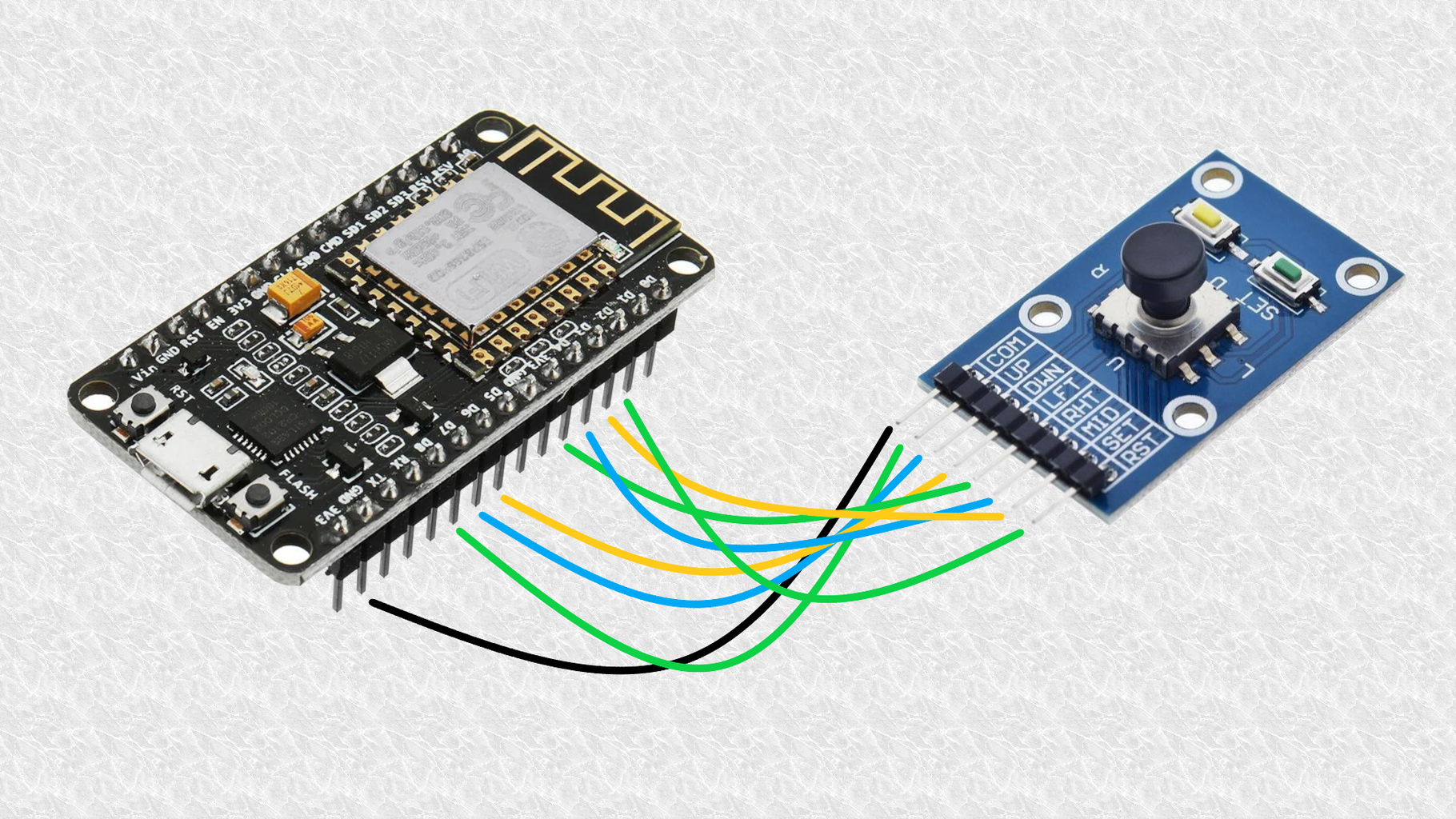 Wireless Joystick Module Experiment With Esp8266 On Esp Now 6 Steps