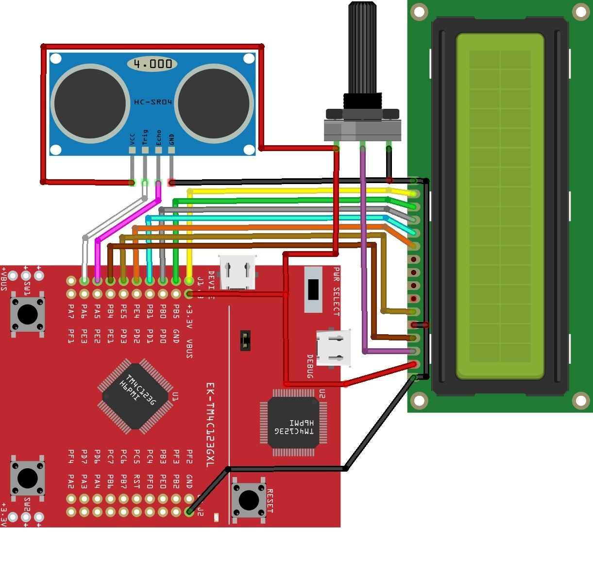 Distance Finder Using ARM Cortex-M4 : 4 Steps - Instructables