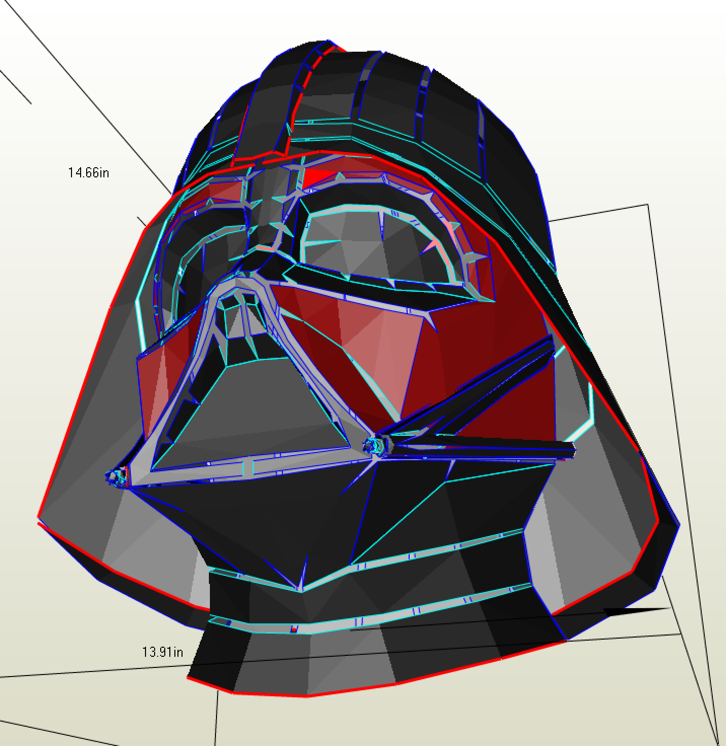 Cardboard Darth Vader Helmet : 6 Steps - Instructables