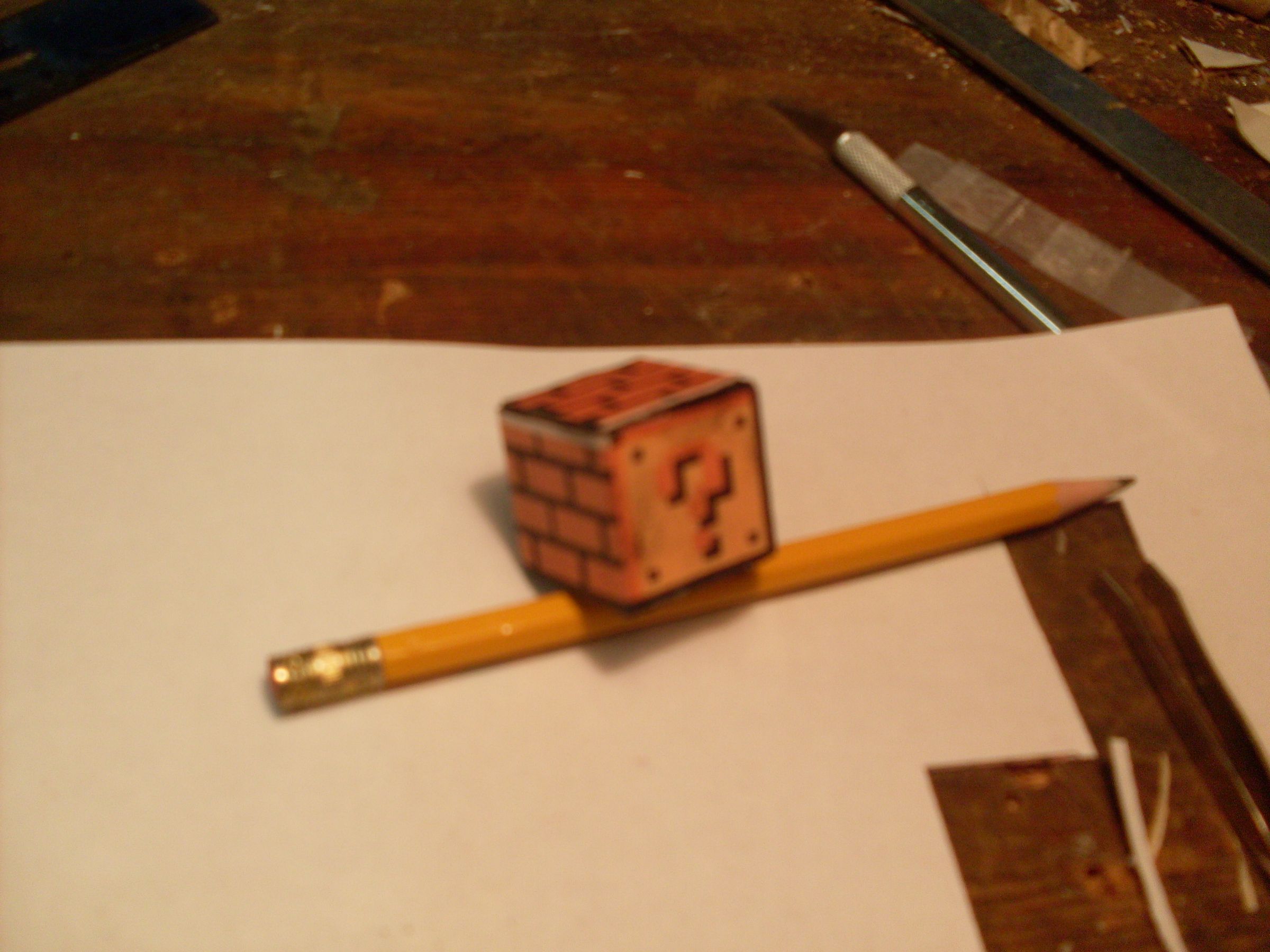 Super Mario Bros. Question Block : 4 Steps (with Pictures) - Instructables