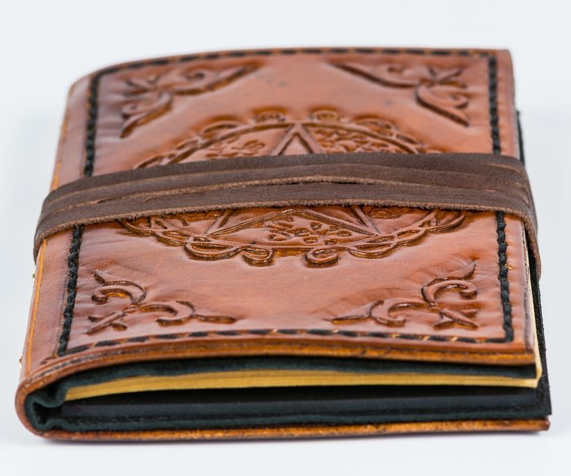 Sorcerer's Little Leather Spellbook (Notebook) : 12 Steps (with ...
