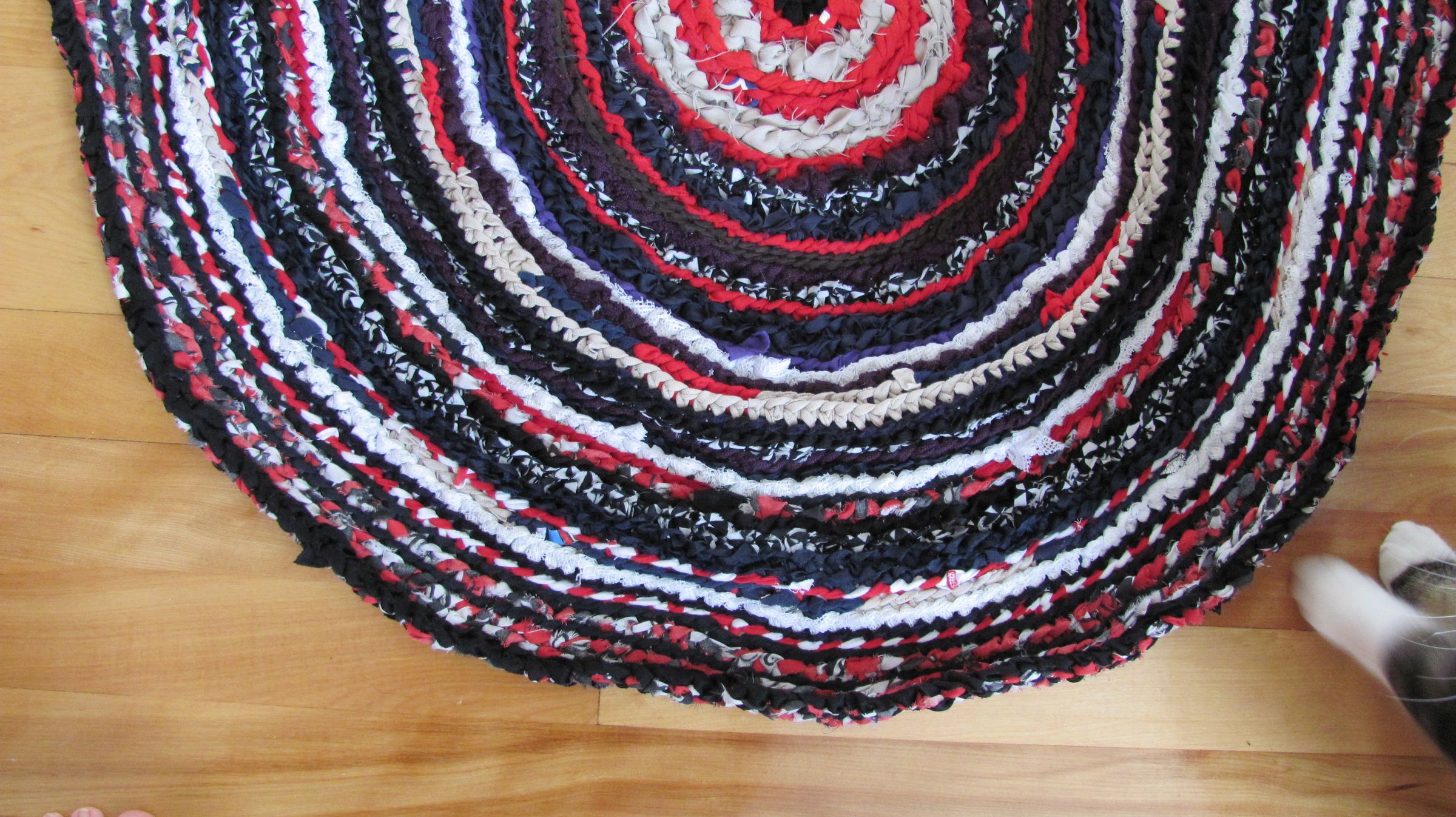 Oval Rag Rug (made With a Big Crochet) - Instructables